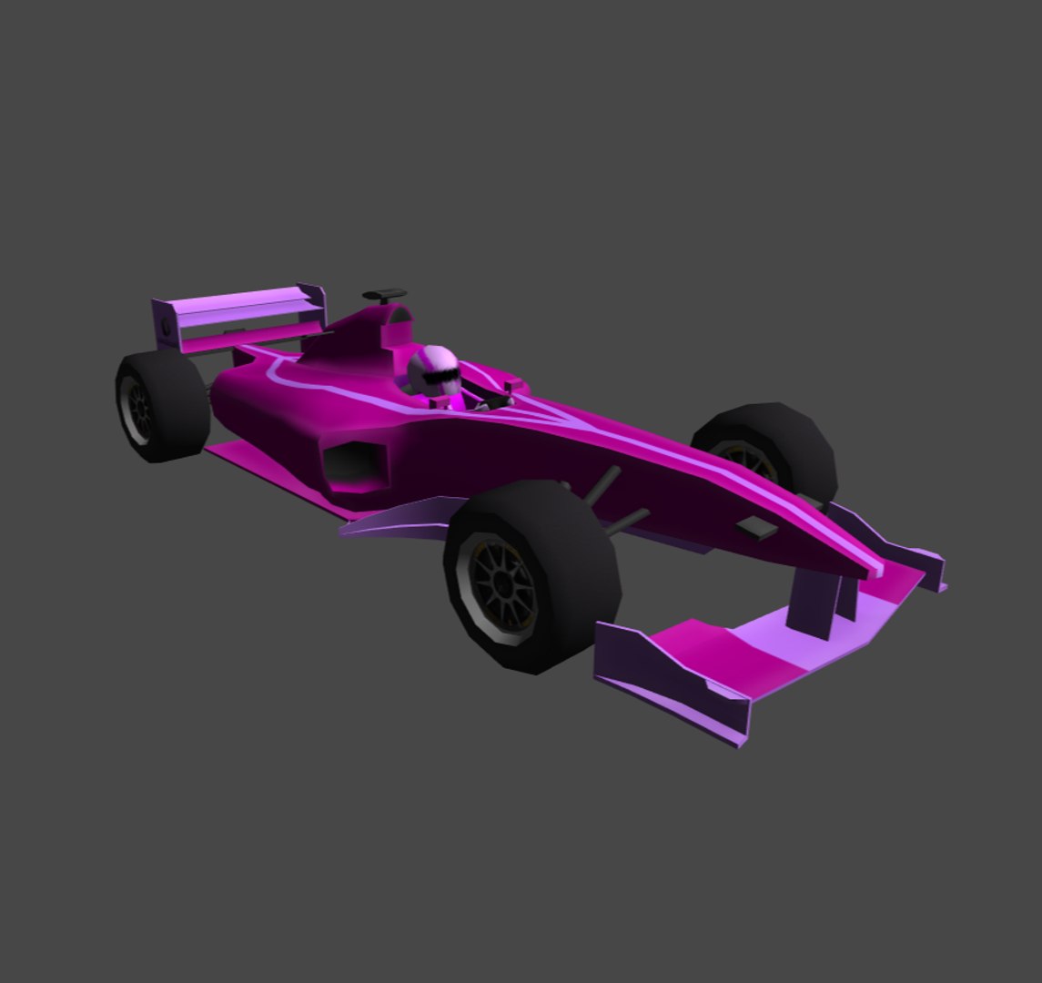 3d Formula Cars Model