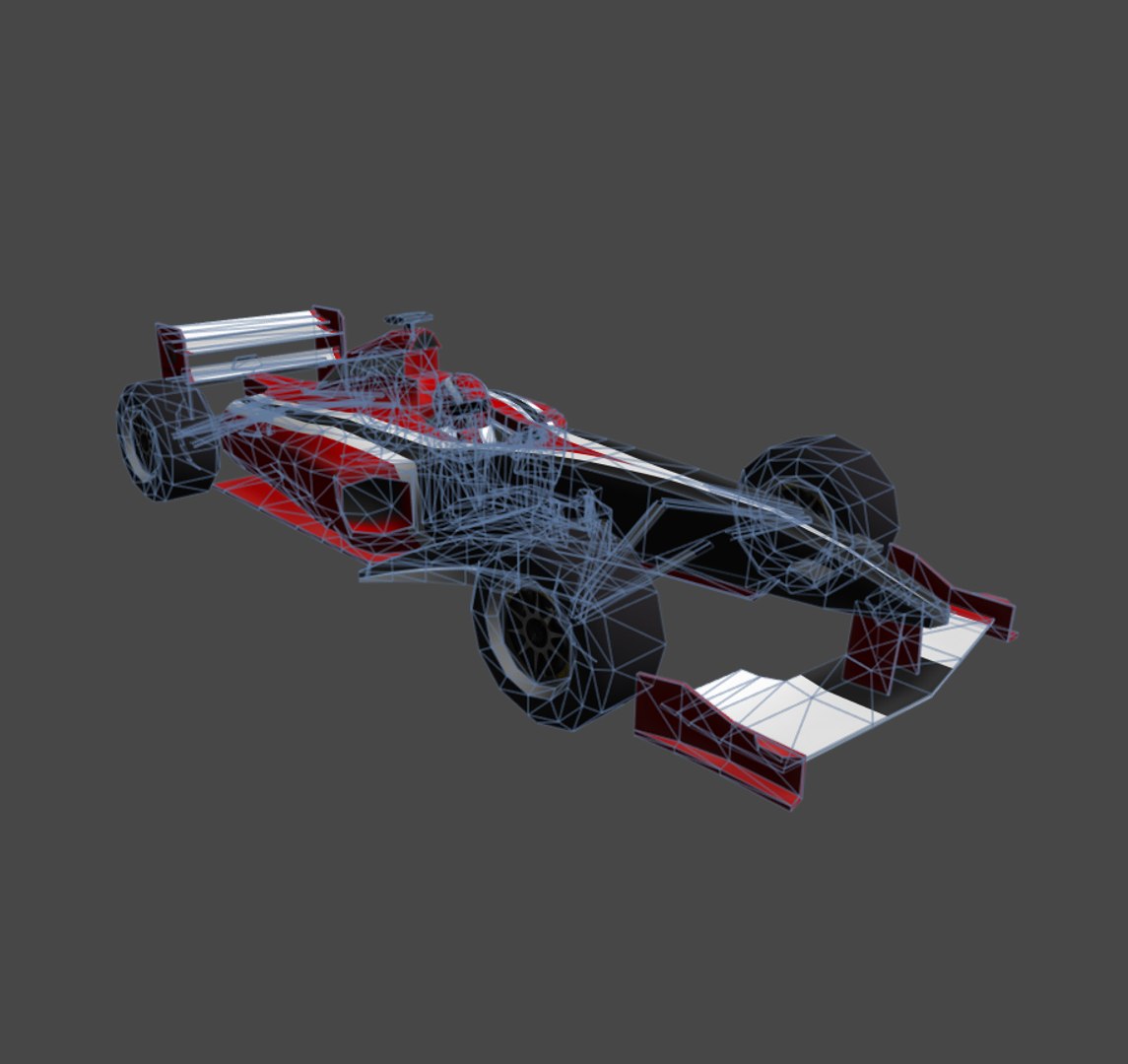 3d Formula Cars Model
