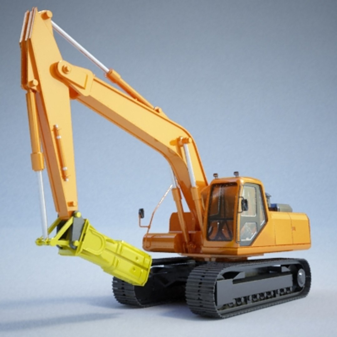 Excavator - Construction 3d Max