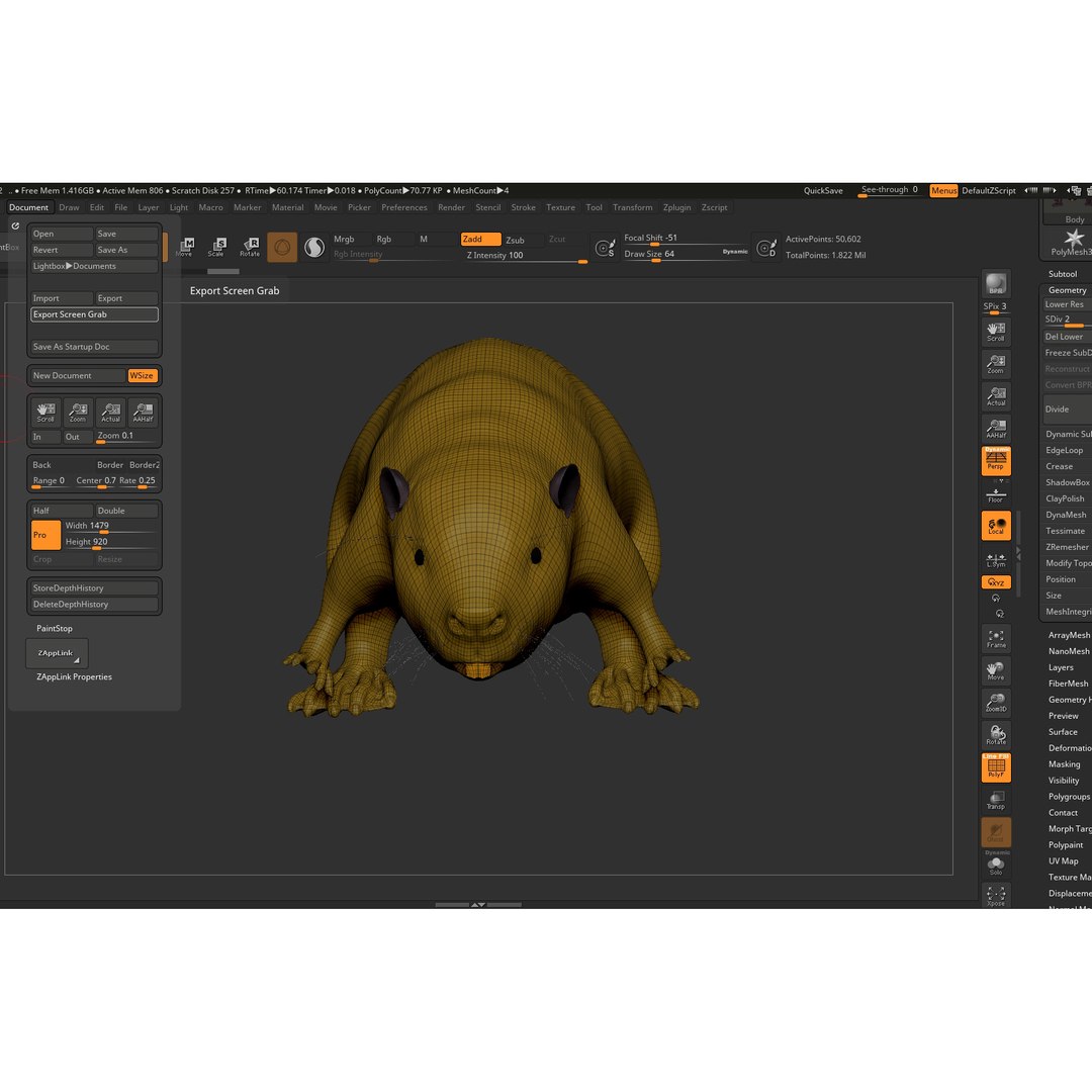 Beaver 3D - TurboSquid 1550722