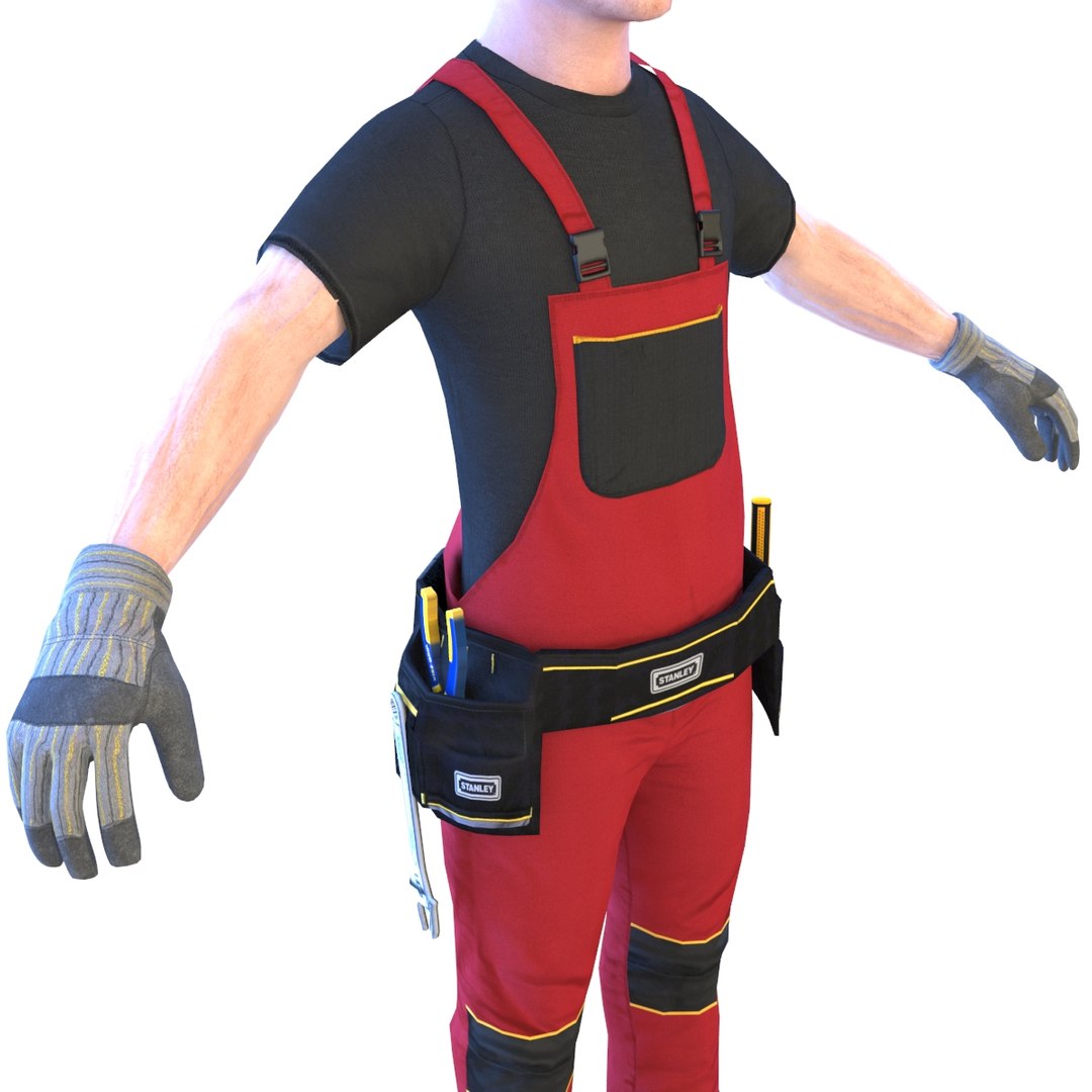 Electrician Man Hammer Model - TurboSquid 1484232