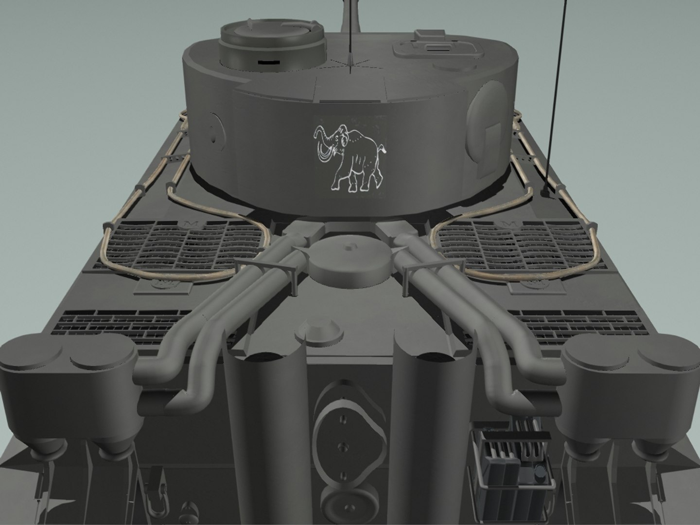 3d Model Pzkpfw Tiger Tank