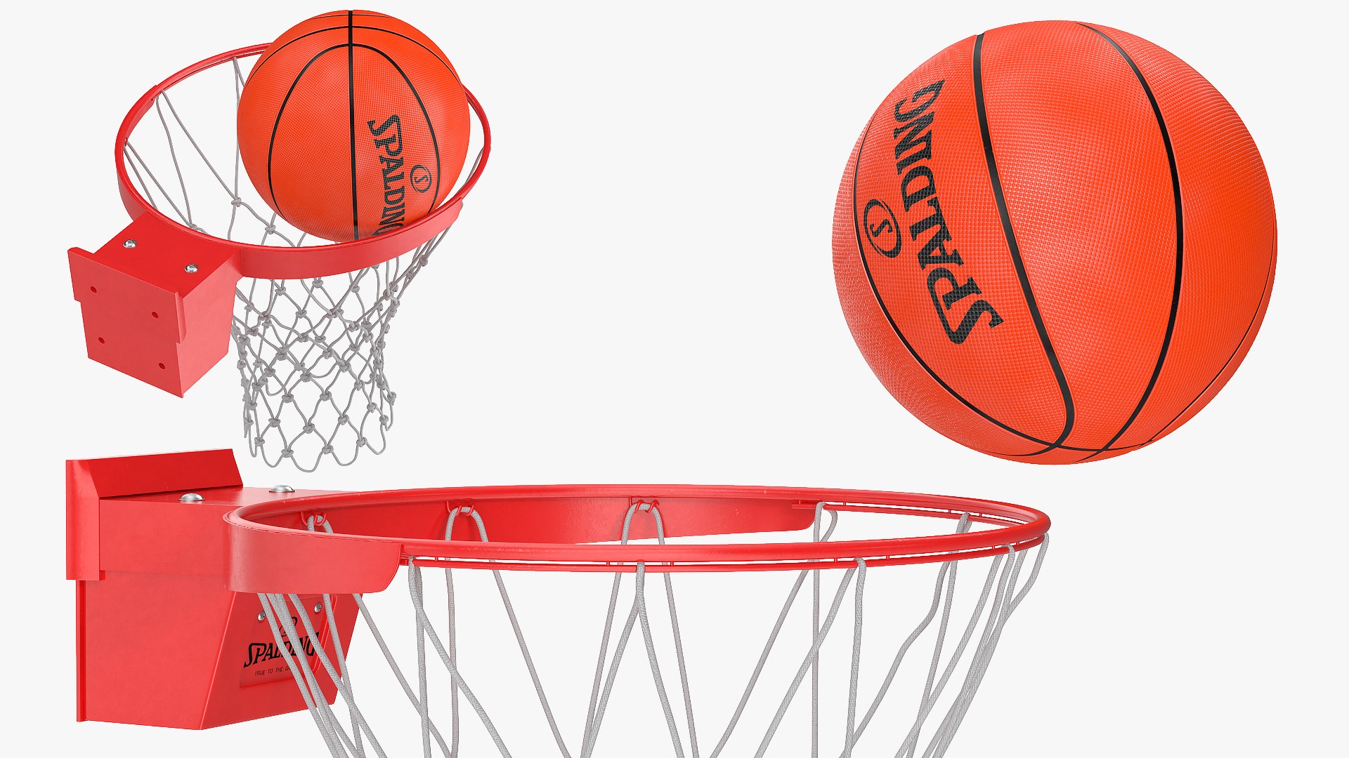 3D Spalding Basketball Bounces Ring Model - TurboSquid 1486268