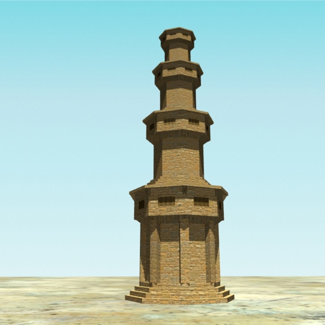 3d Model Of Castle Persian