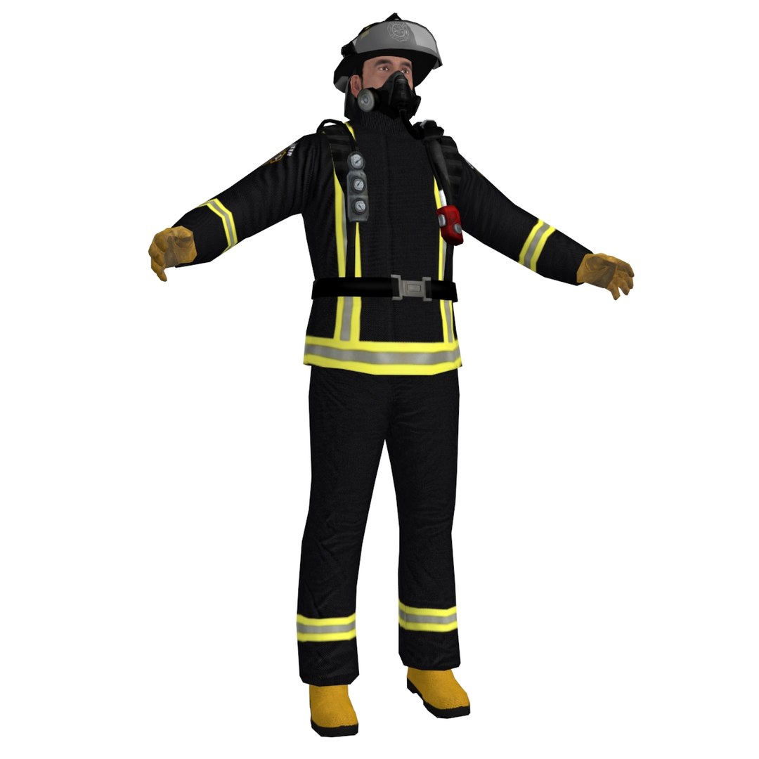 3d Fireman Ready