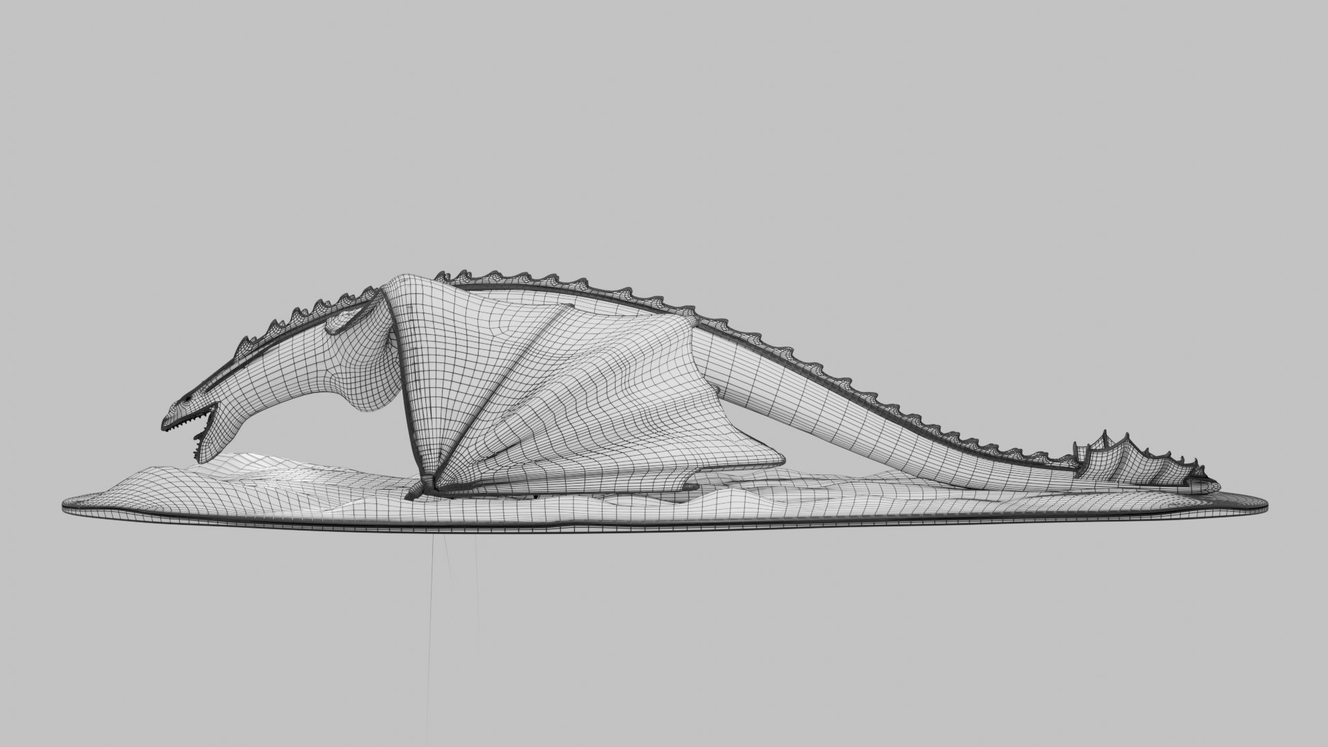 3D Dragon Sculpture Model - TurboSquid 2293771