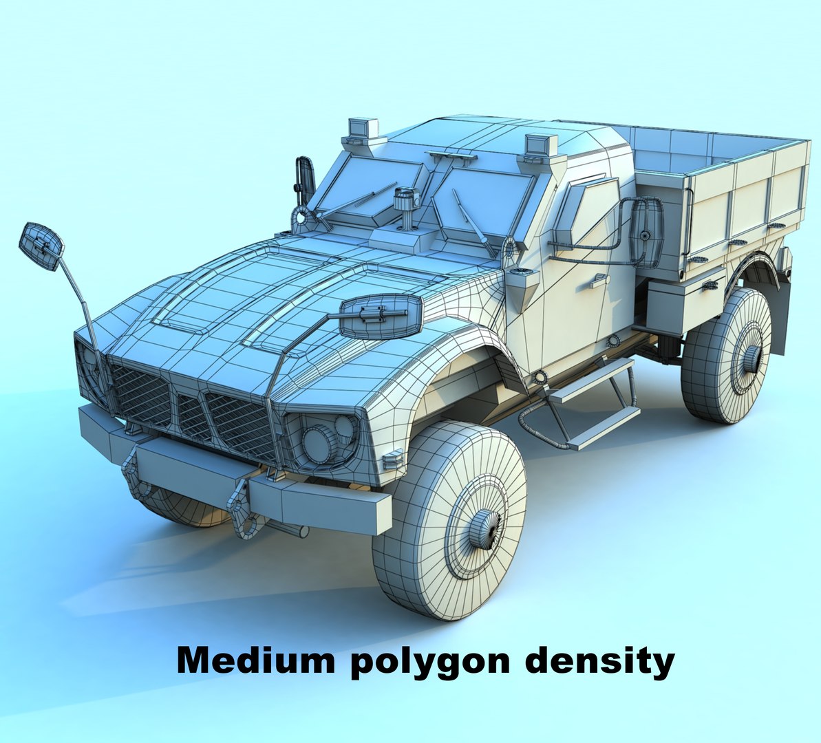 3d Model M-atv Cargo Vehicle