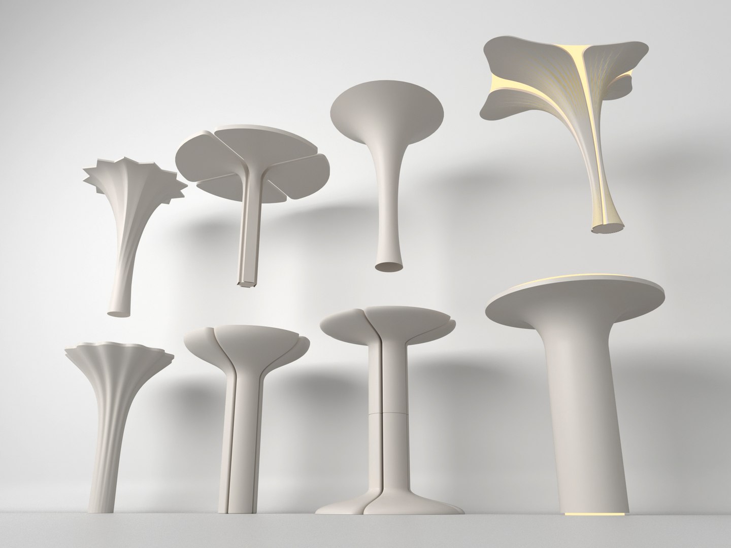 3D Decorative Columns Column Designs Creative Columns Interior Columns ...