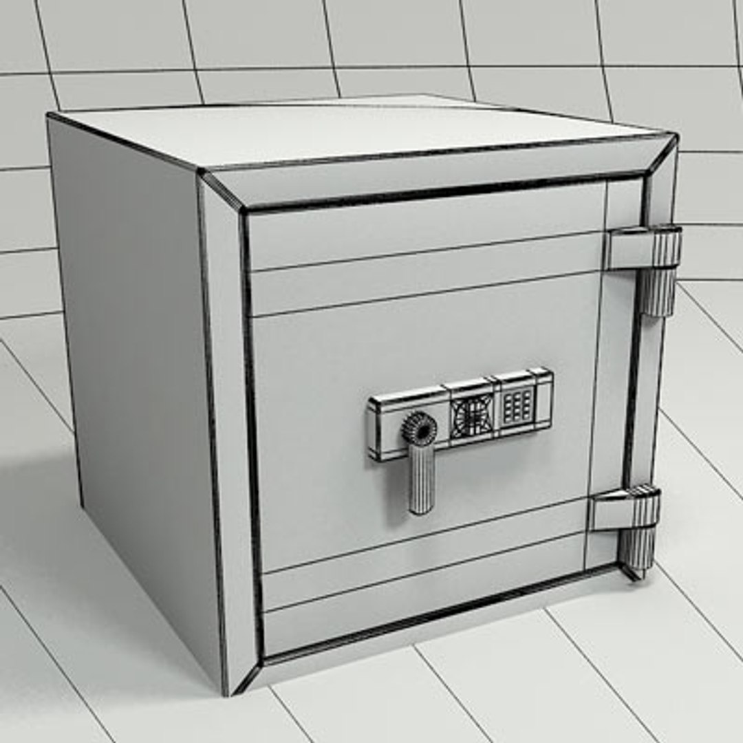 Bank Safe 3d Model