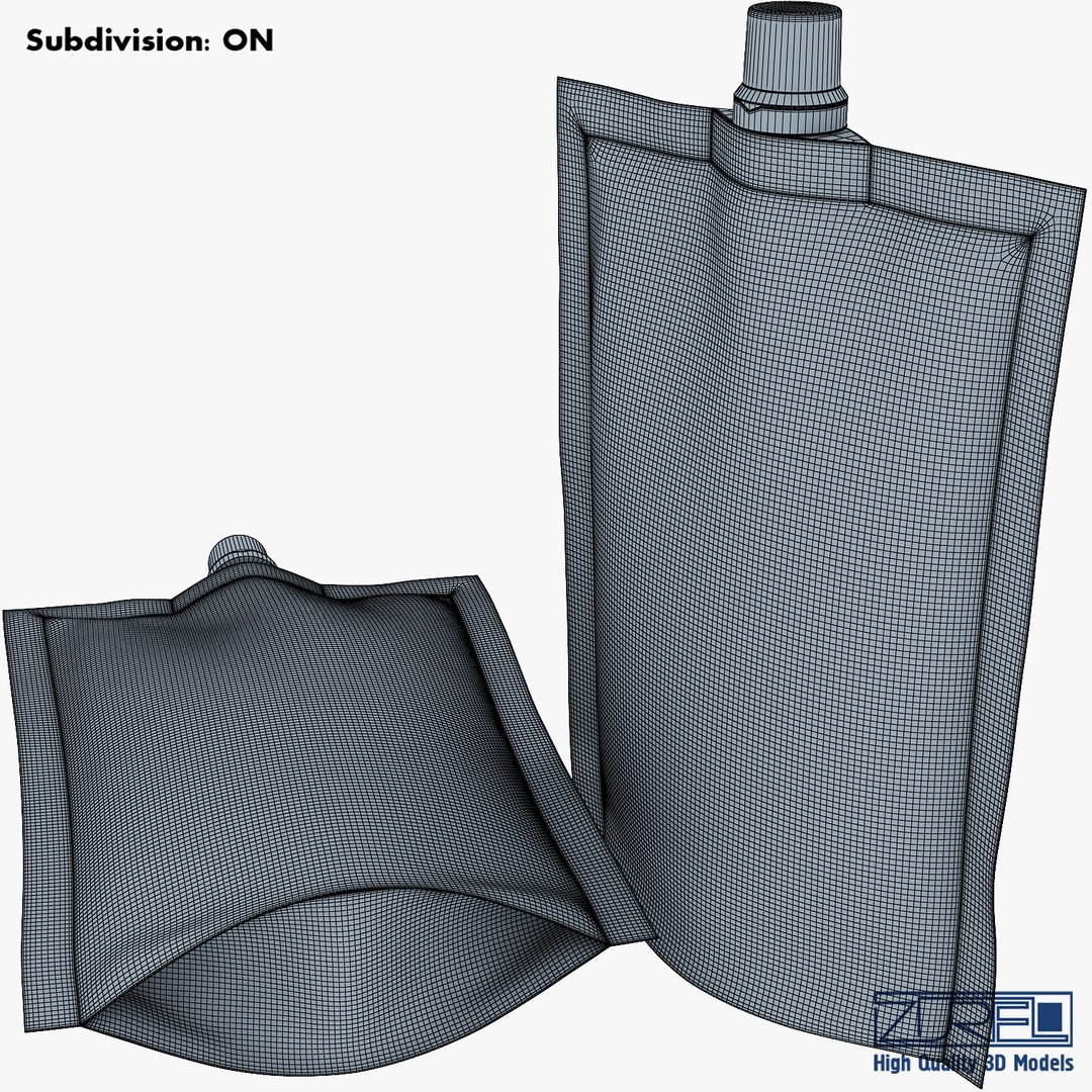 3D Model Doypack Packaging V 1 - TurboSquid 1221651