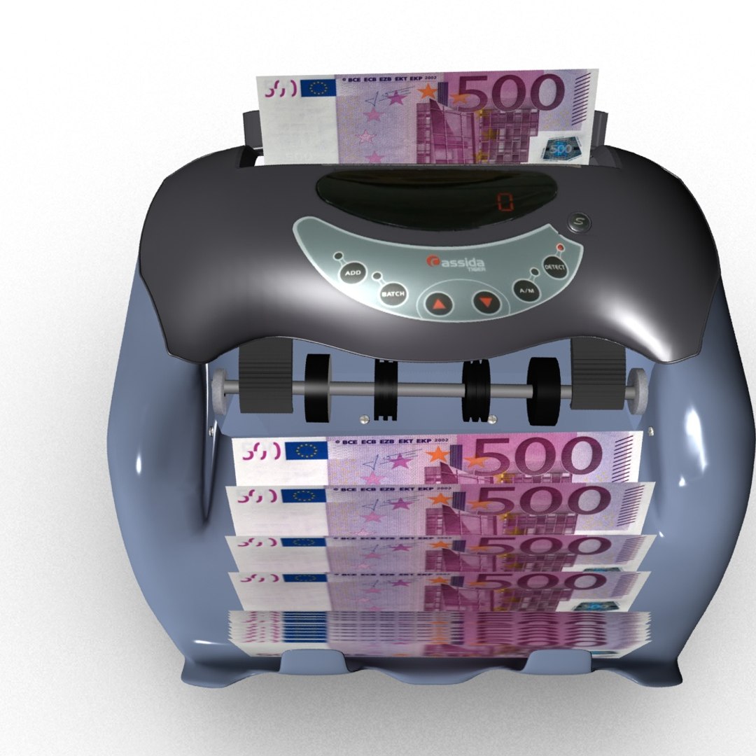 3D bill counter - TurboSquid 1553294