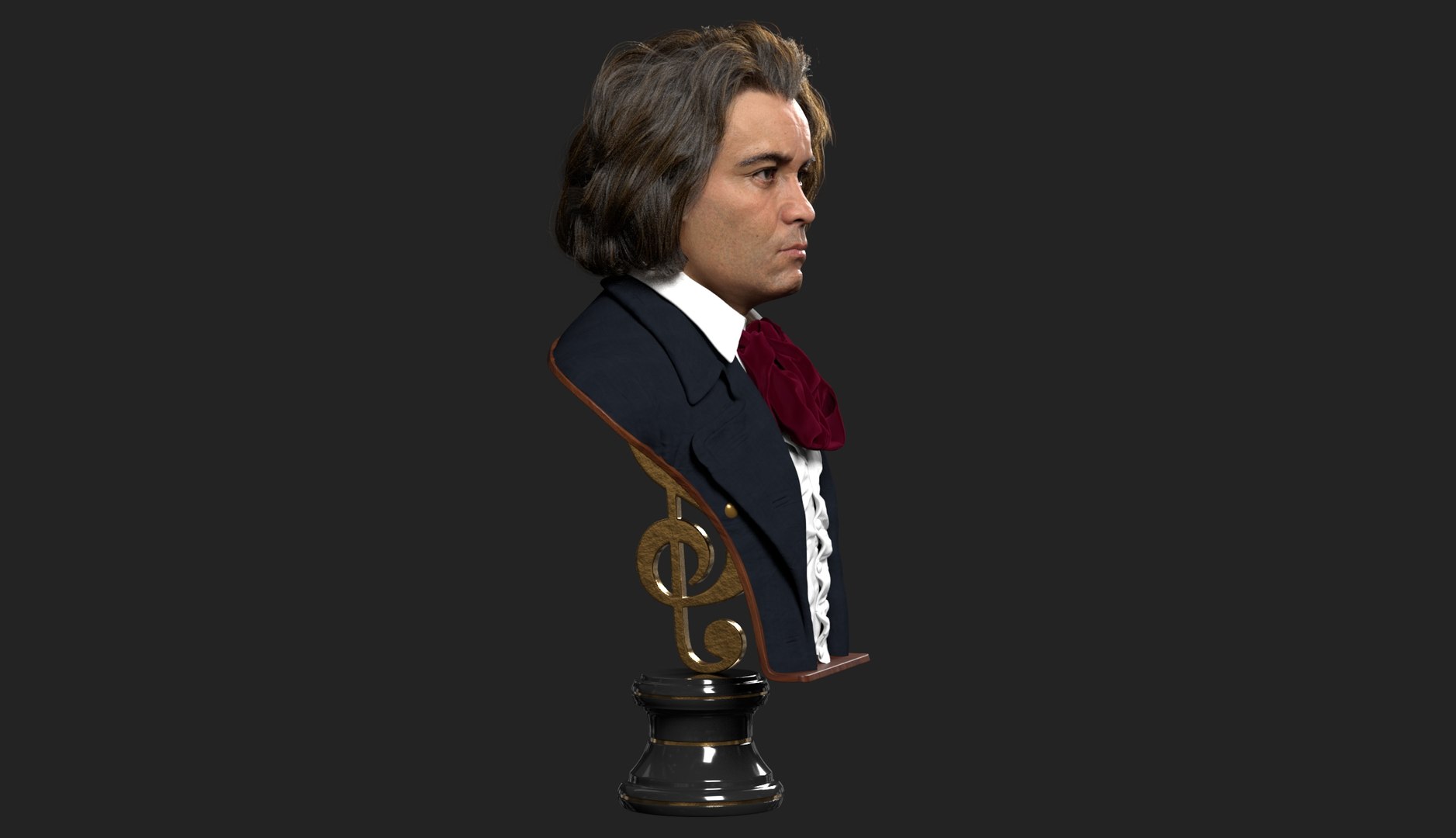 Beethoven Bust 3D Model - TurboSquid 1720772
