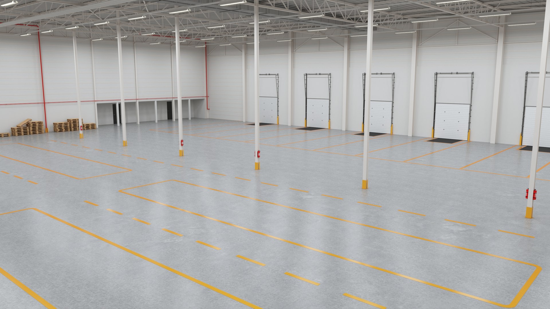 Warehouse Interior 3D Model - TurboSquid 2167749