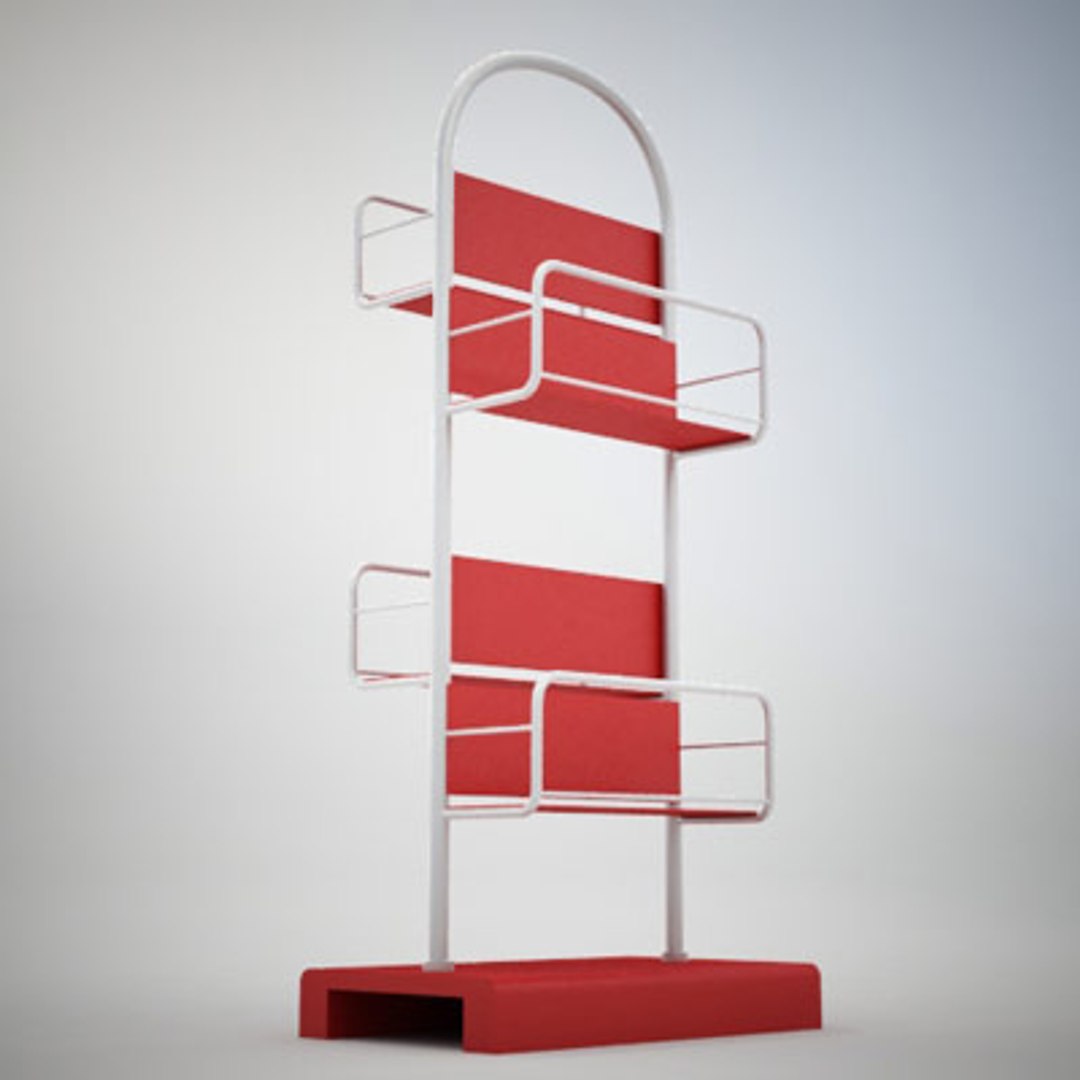 3d Display Rack Model