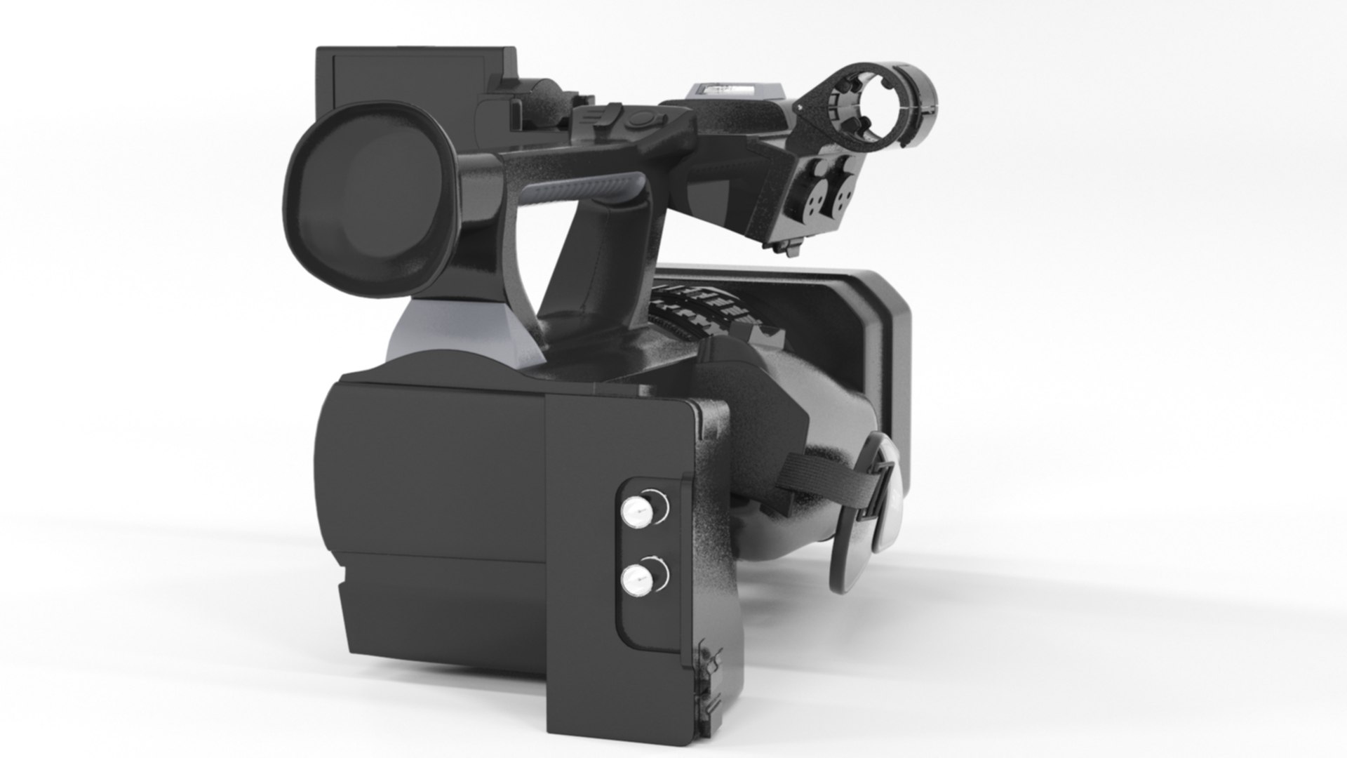 Sony HXR-NX200 HXR-NX200P 4K Professional PAL Camcorder 3D Model ...