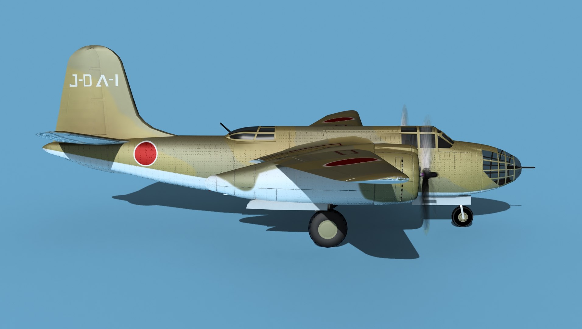 3D Douglas DB-7 Boston Mk I V10 JN Captured - TurboSquid 1917741