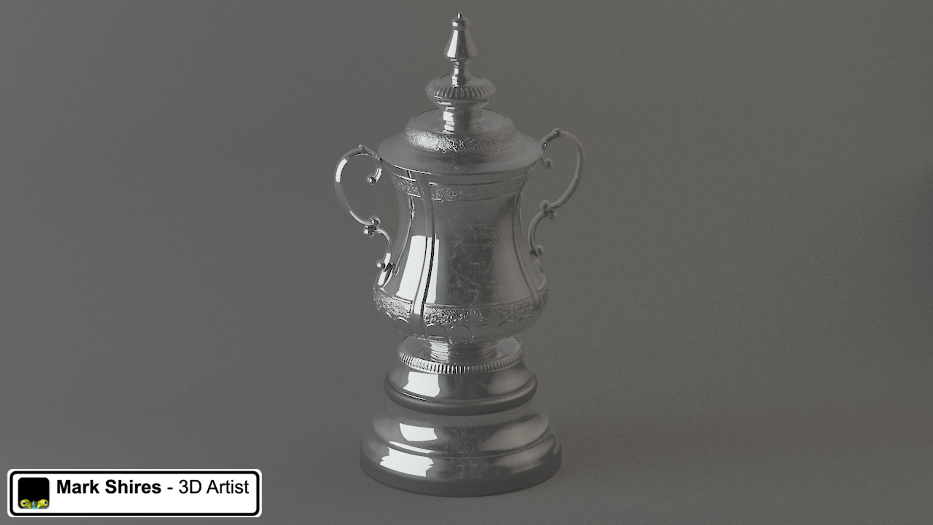 Fa Cup 3d Model