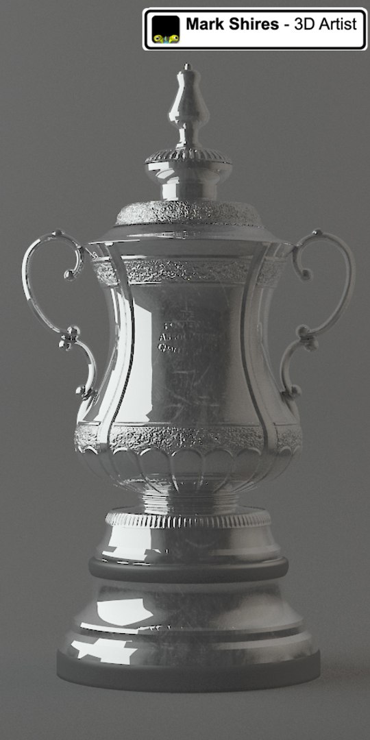 Fa Cup 3d Model