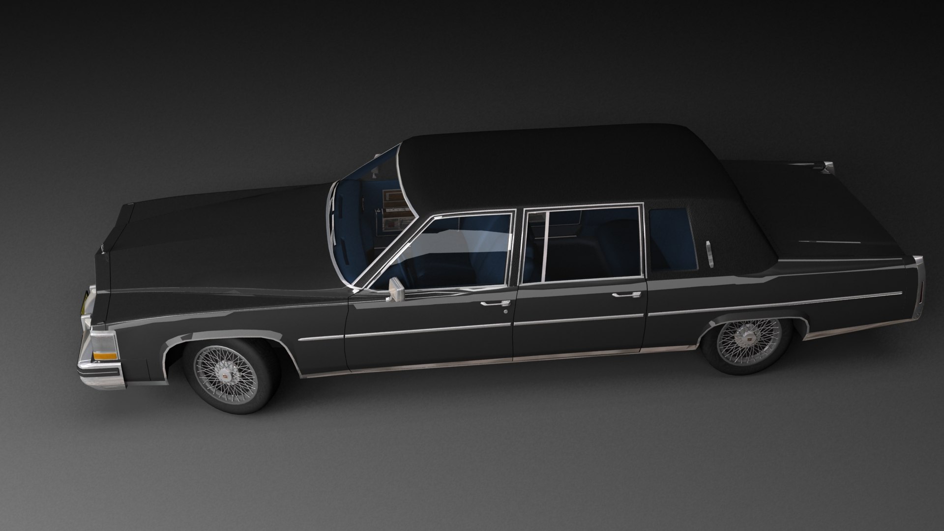 3D 1983 Cadillac Limousine Model - TurboSquid 2080018