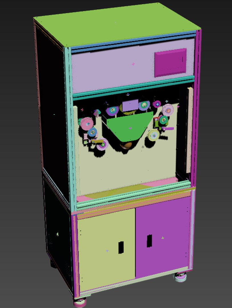 Synchronous Belt Sander Machine 3D Model - TurboSquid 1424296