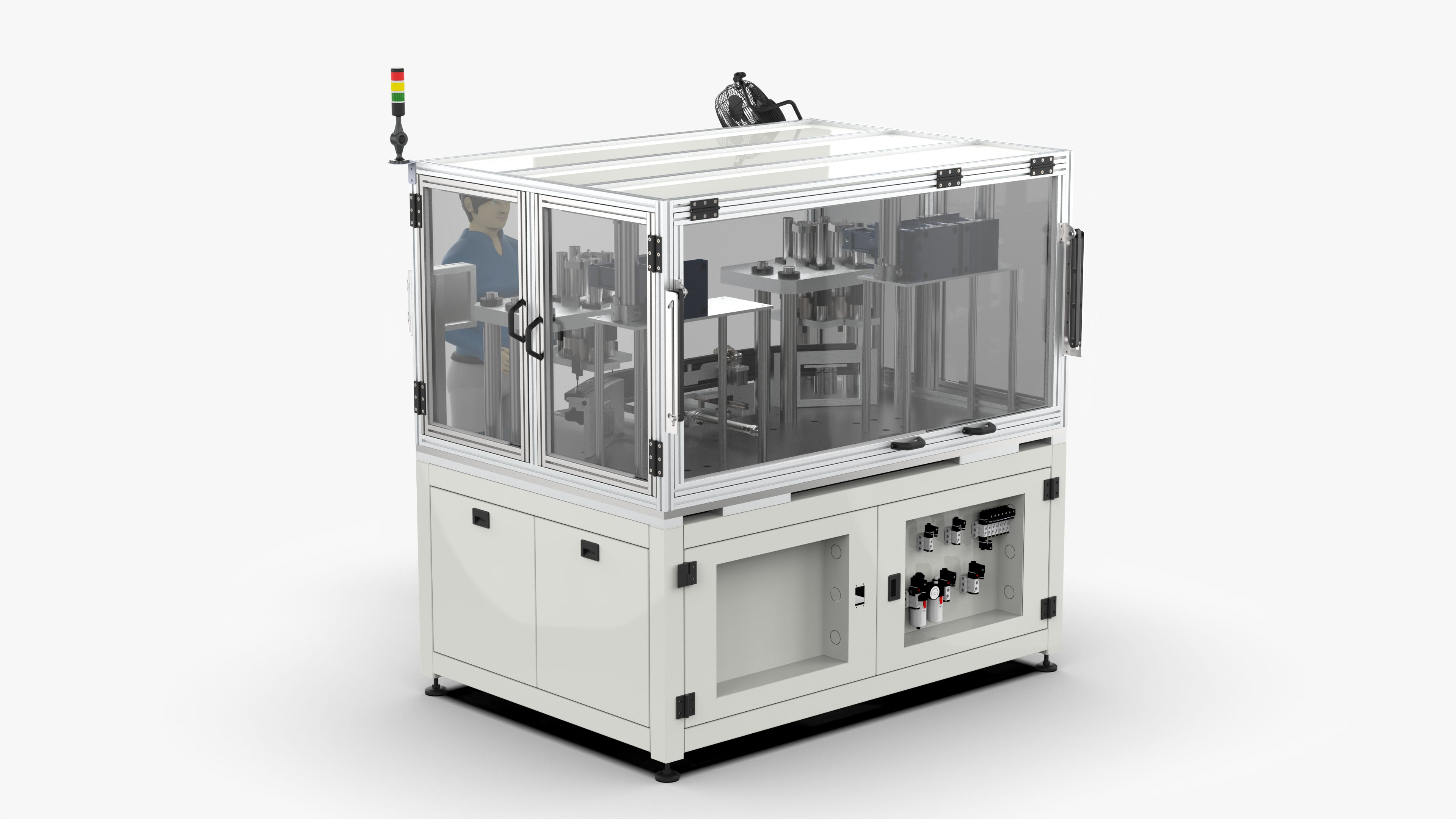 3D модель Automatic Anti Collision Beam Screw Nut Riveting Machine ...