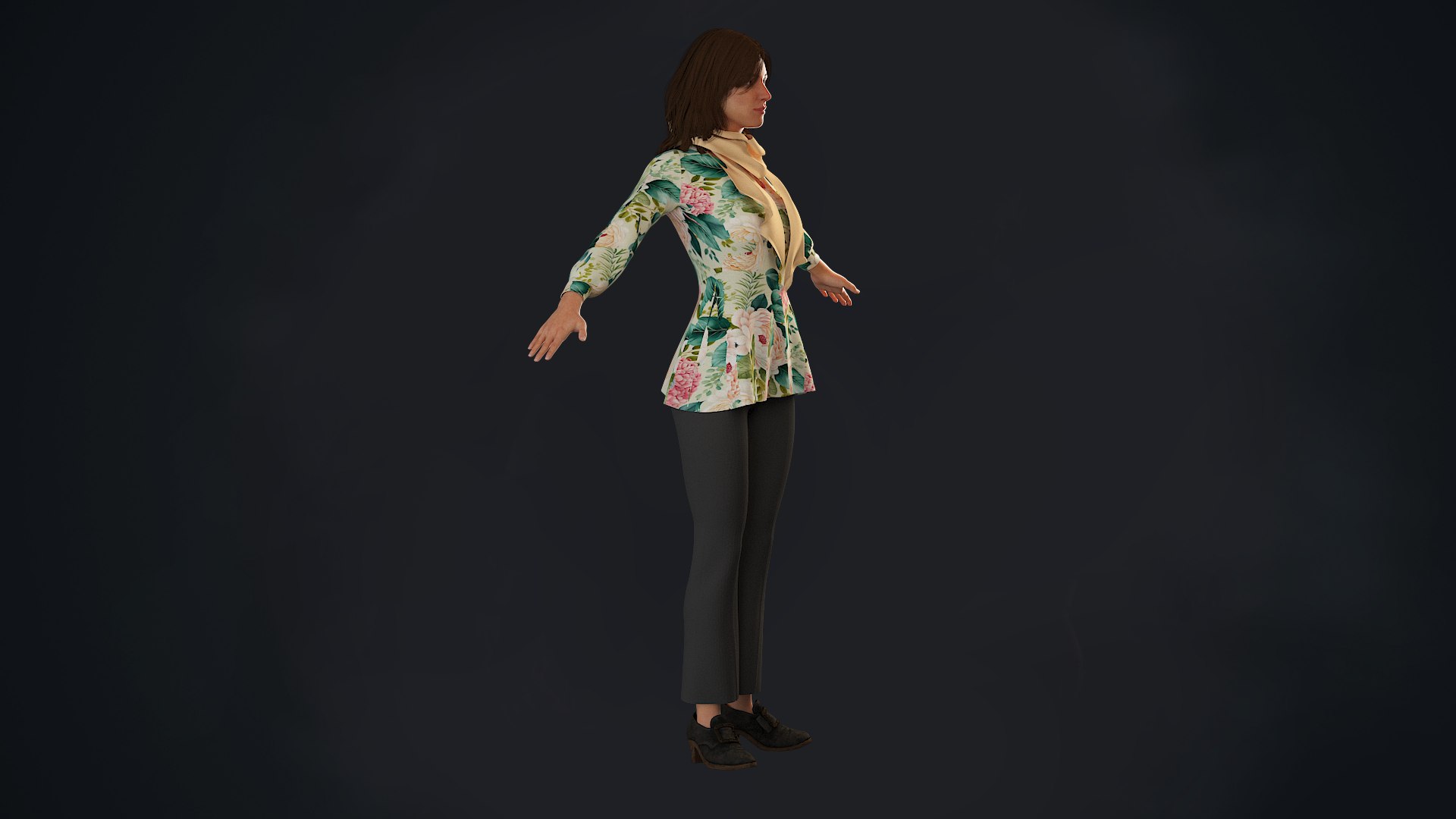 Casual Women Unreal Engine Rig 3D - TurboSquid 2125969