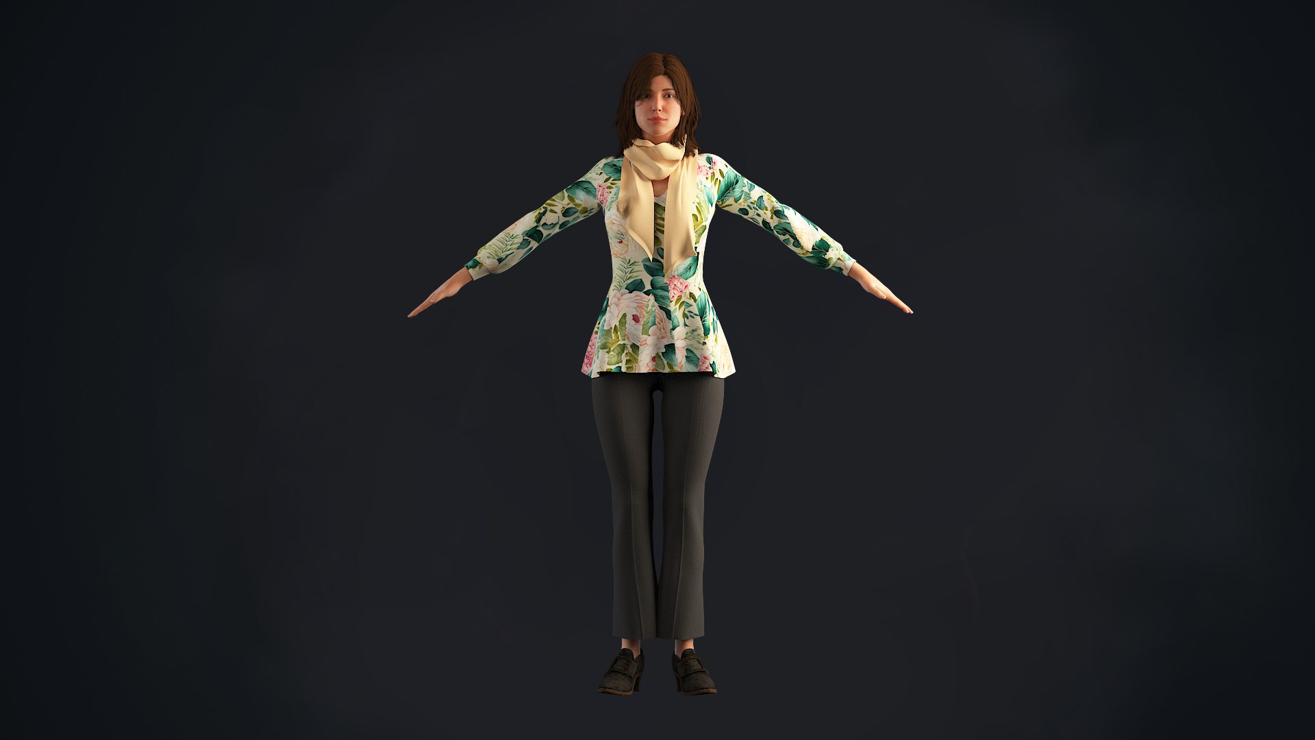 Casual Women Unreal Engine Rig 3D - TurboSquid 2125969