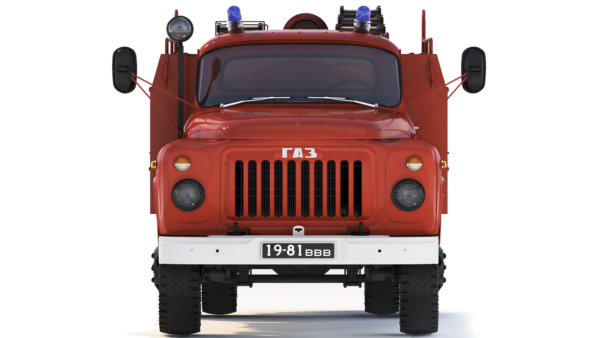 GAZ 53 AC-30-106G Fire Truck 1987 Model - TurboSquid 2055865