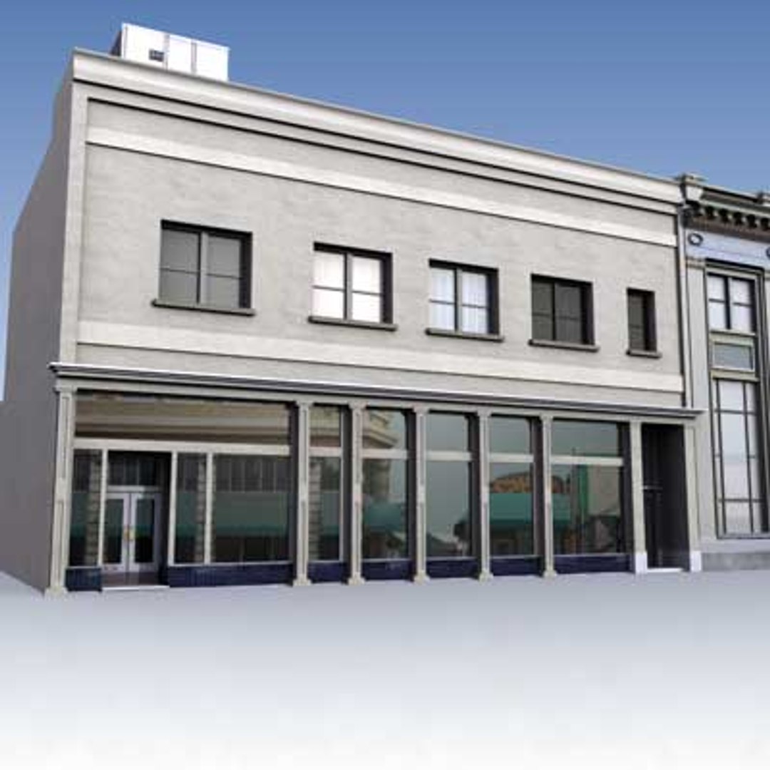 3d max bank building