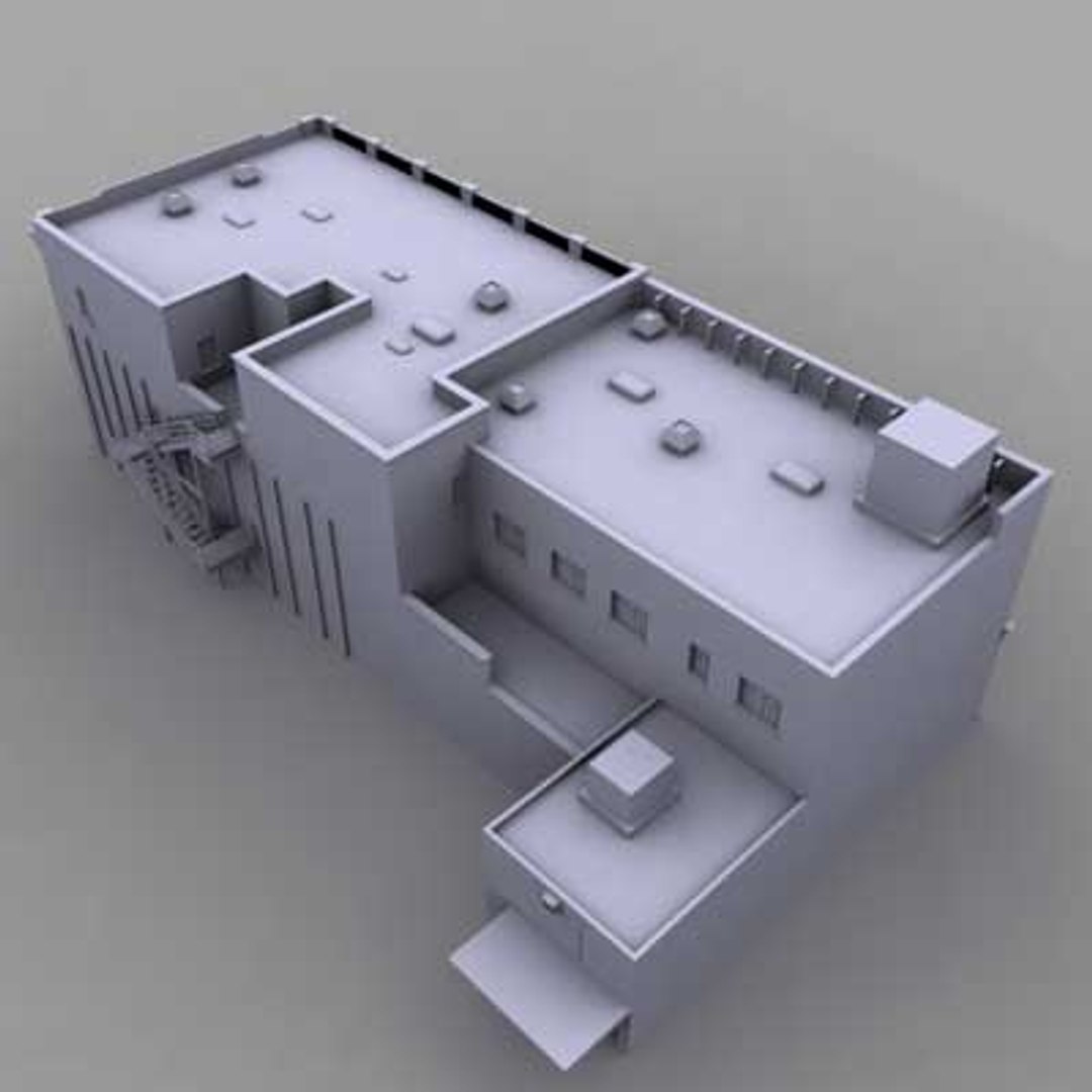 3d max bank building