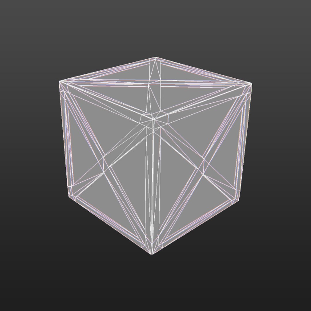 3d wooden crate games model