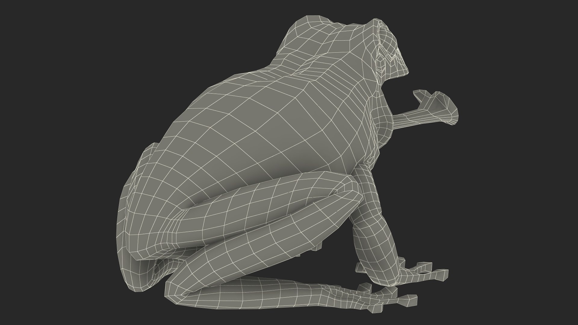 3D Australian Green Tree Frog With Extended Tongue Model - TurboSquid ...