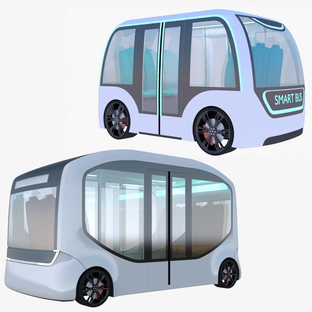 3D Shuttle minibuses collection 2023 - TurboSquid 2074782