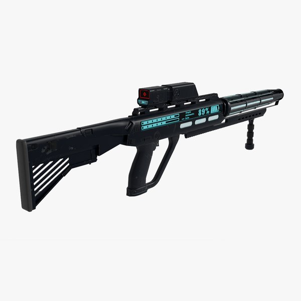 modelo 3d cañón de riel de ciencia ficción - TurboSquid 1735309