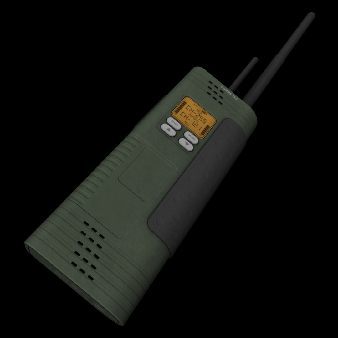 3d Two-way Radio Model