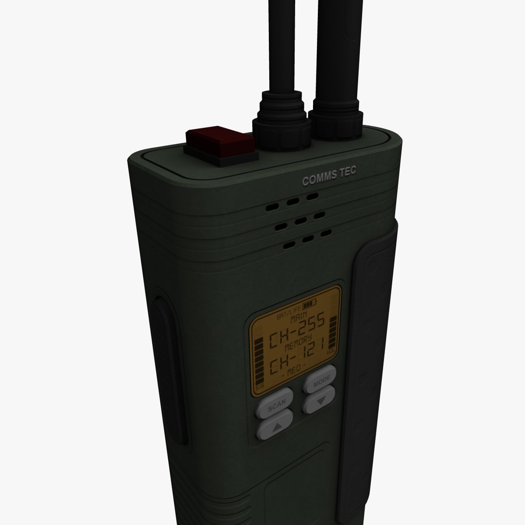 3d Two-way Radio Model