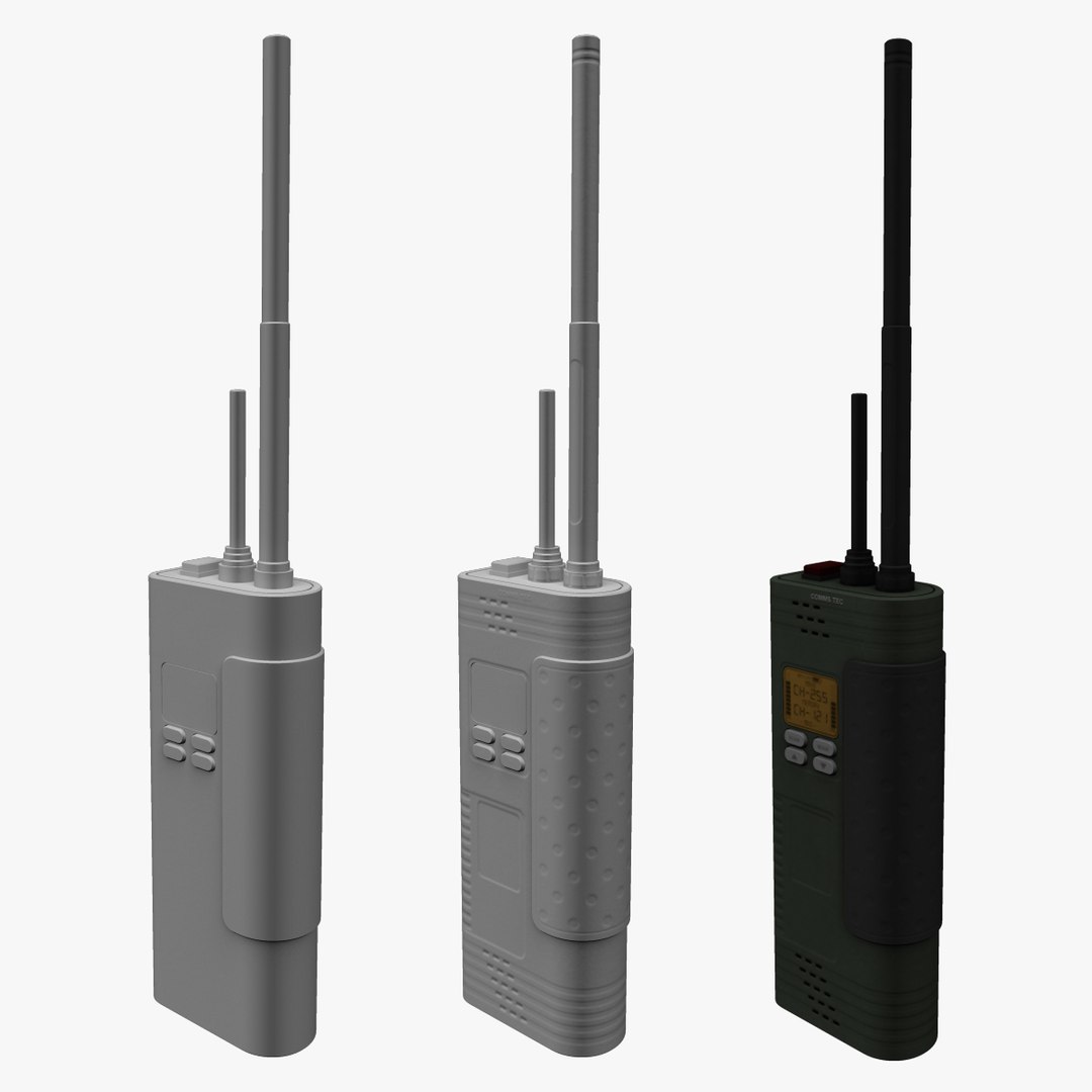 3d Two-way Radio Model