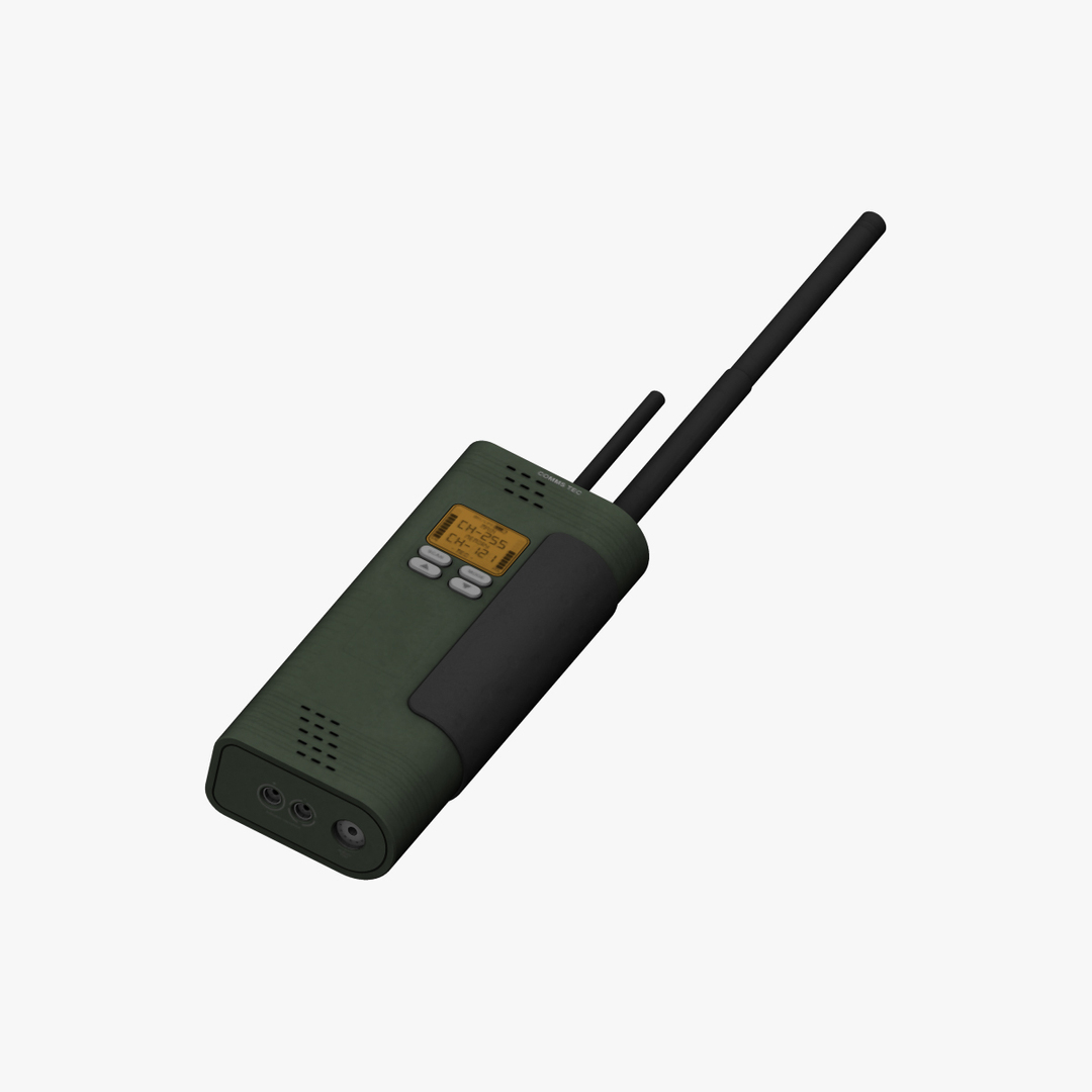 3d Two-way Radio Model