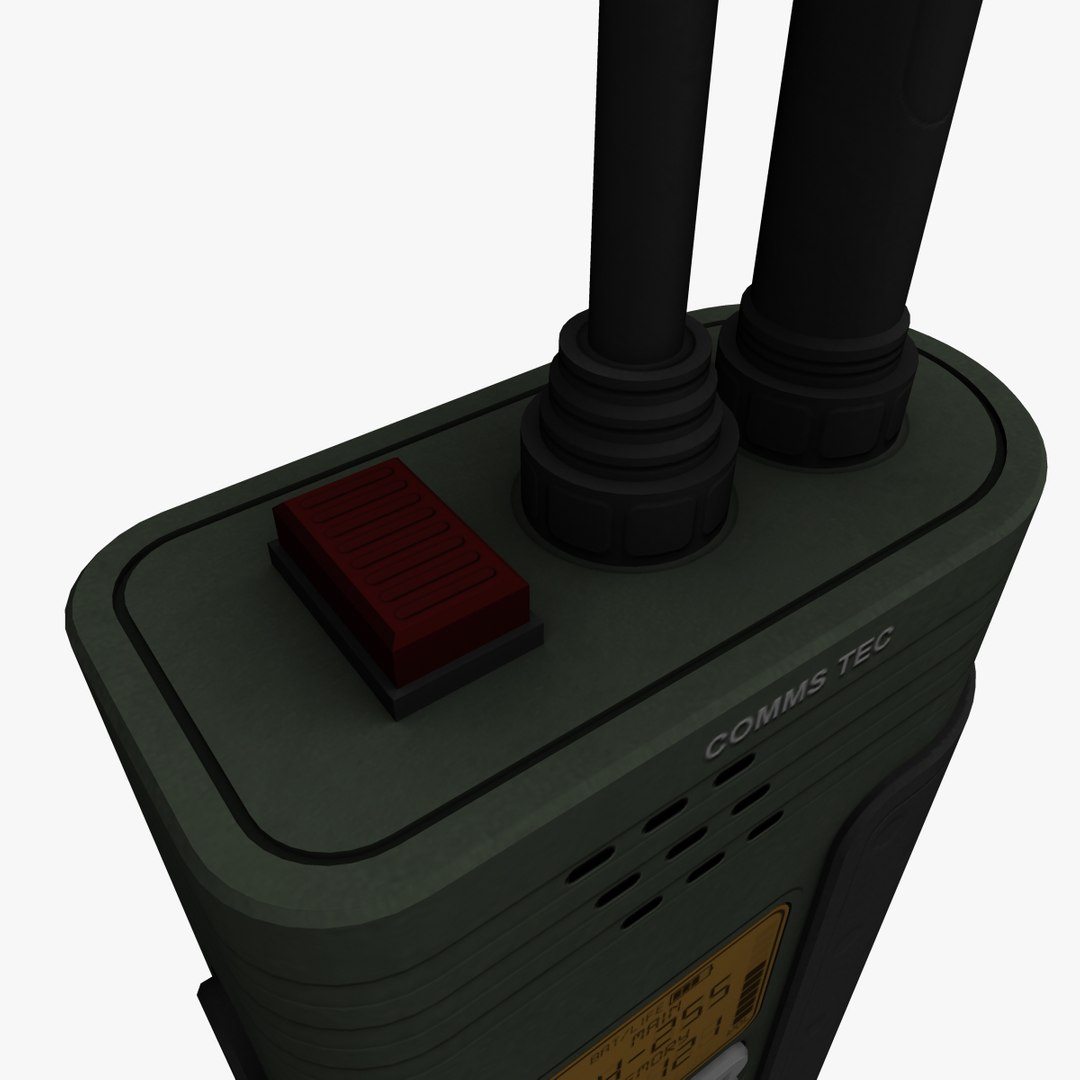 3d Two-way Radio Model
