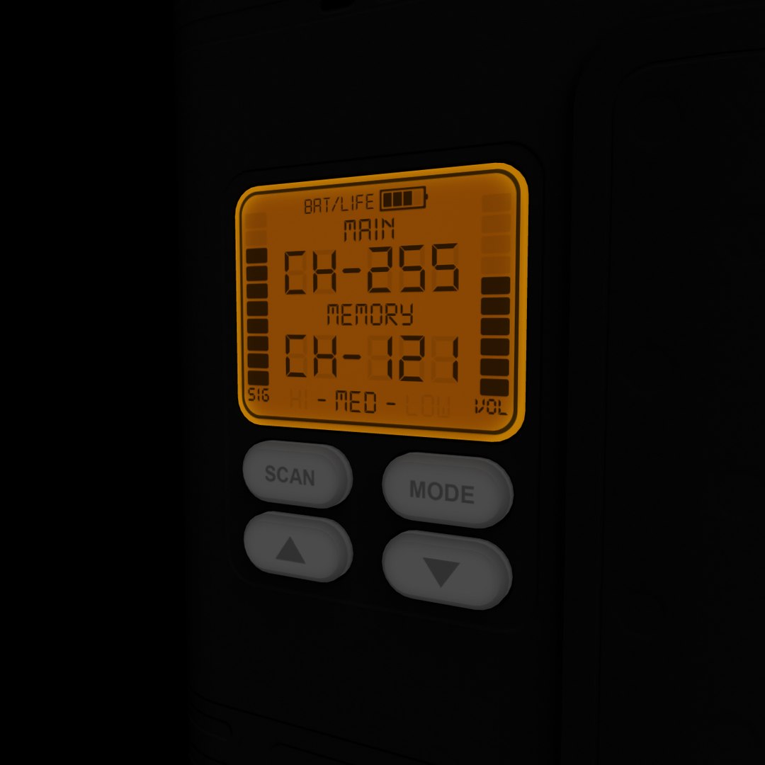 3d Two-way Radio Model