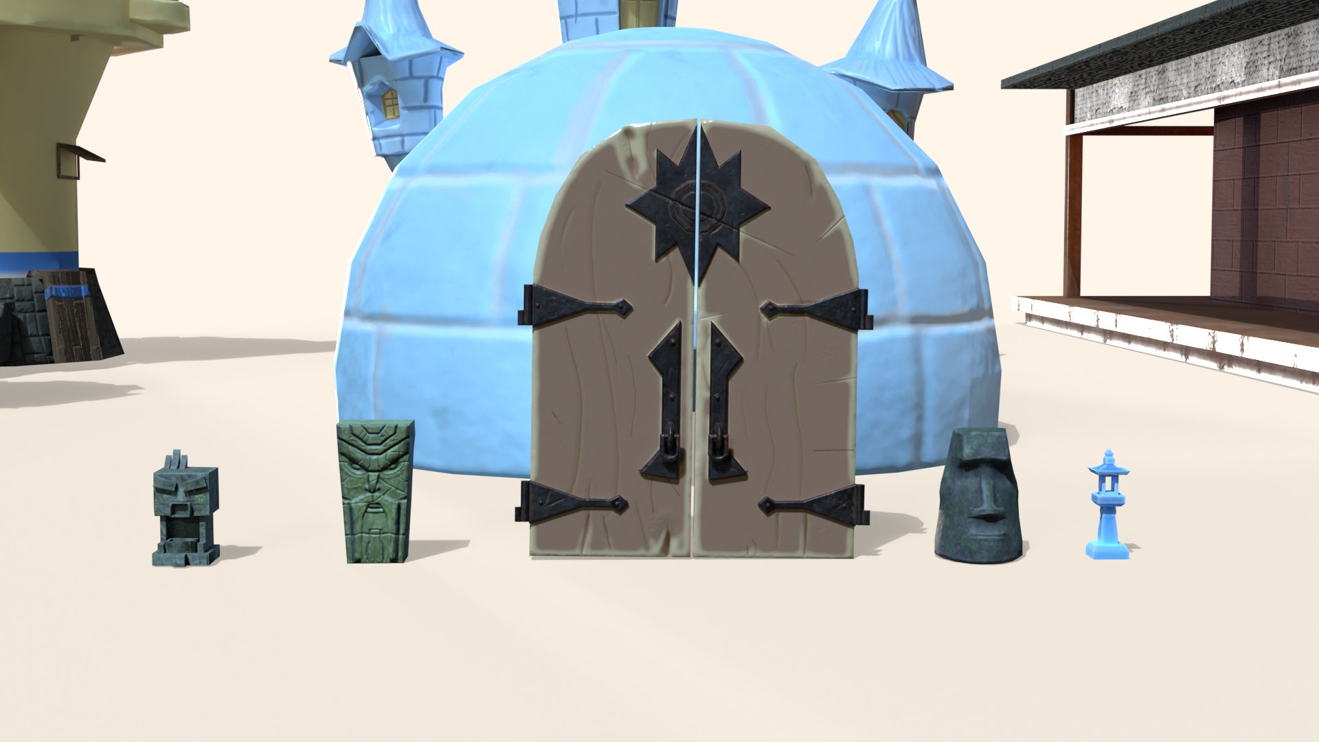 3D Stylized Heaven Model - TurboSquid 2074536