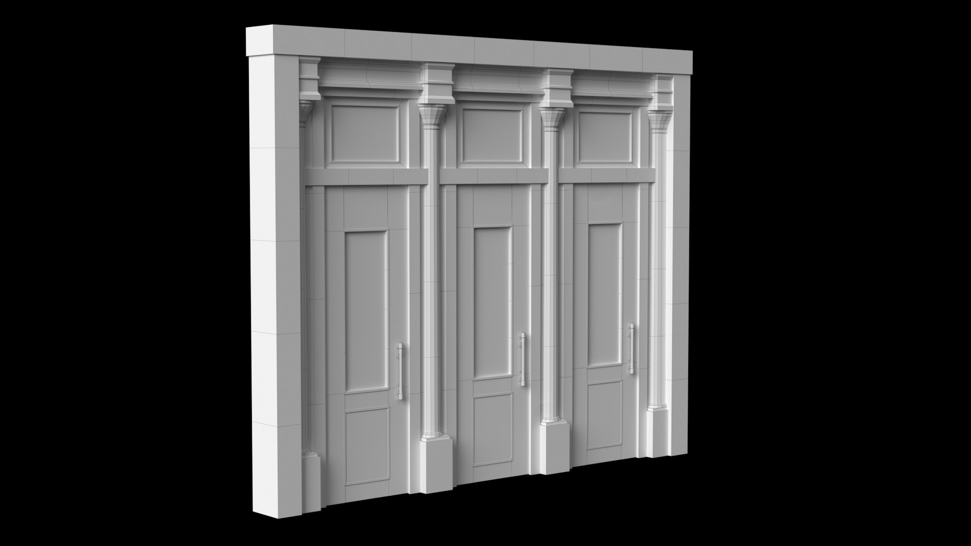 3D Exterior Door - TurboSquid 1675834