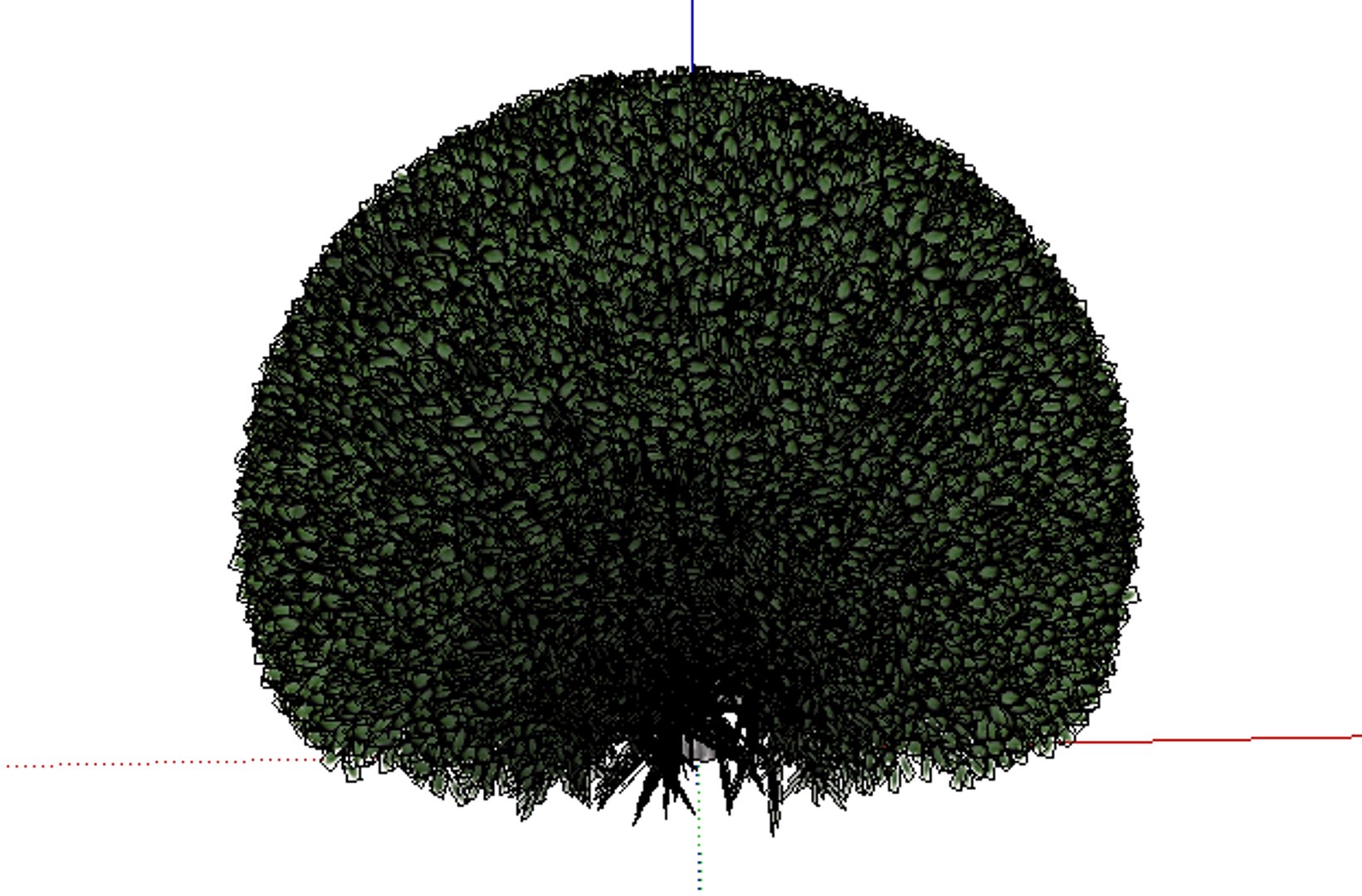 3D Spherical Tree Model - TurboSquid 1273009