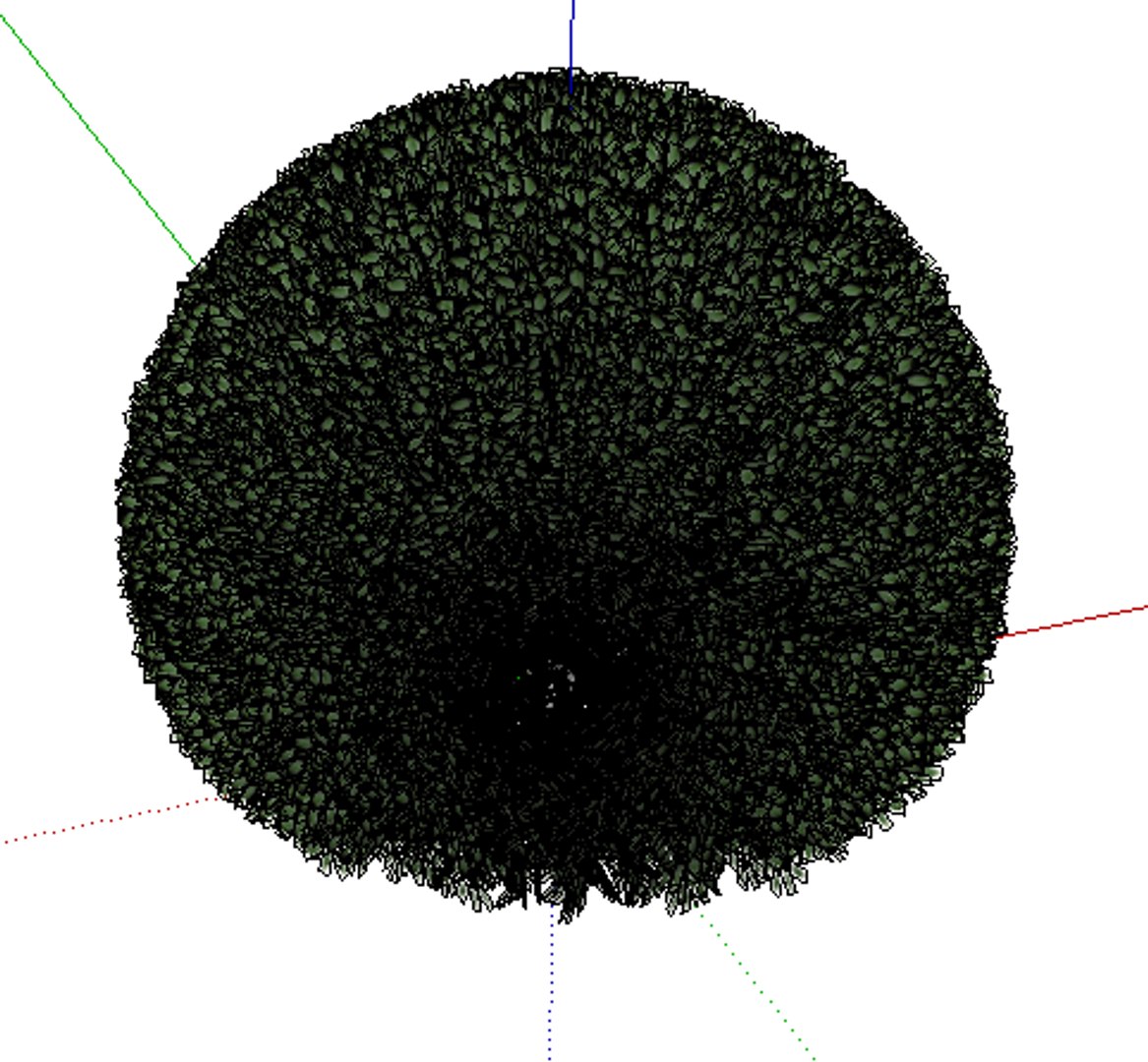 3D Spherical Tree Model - TurboSquid 1273009