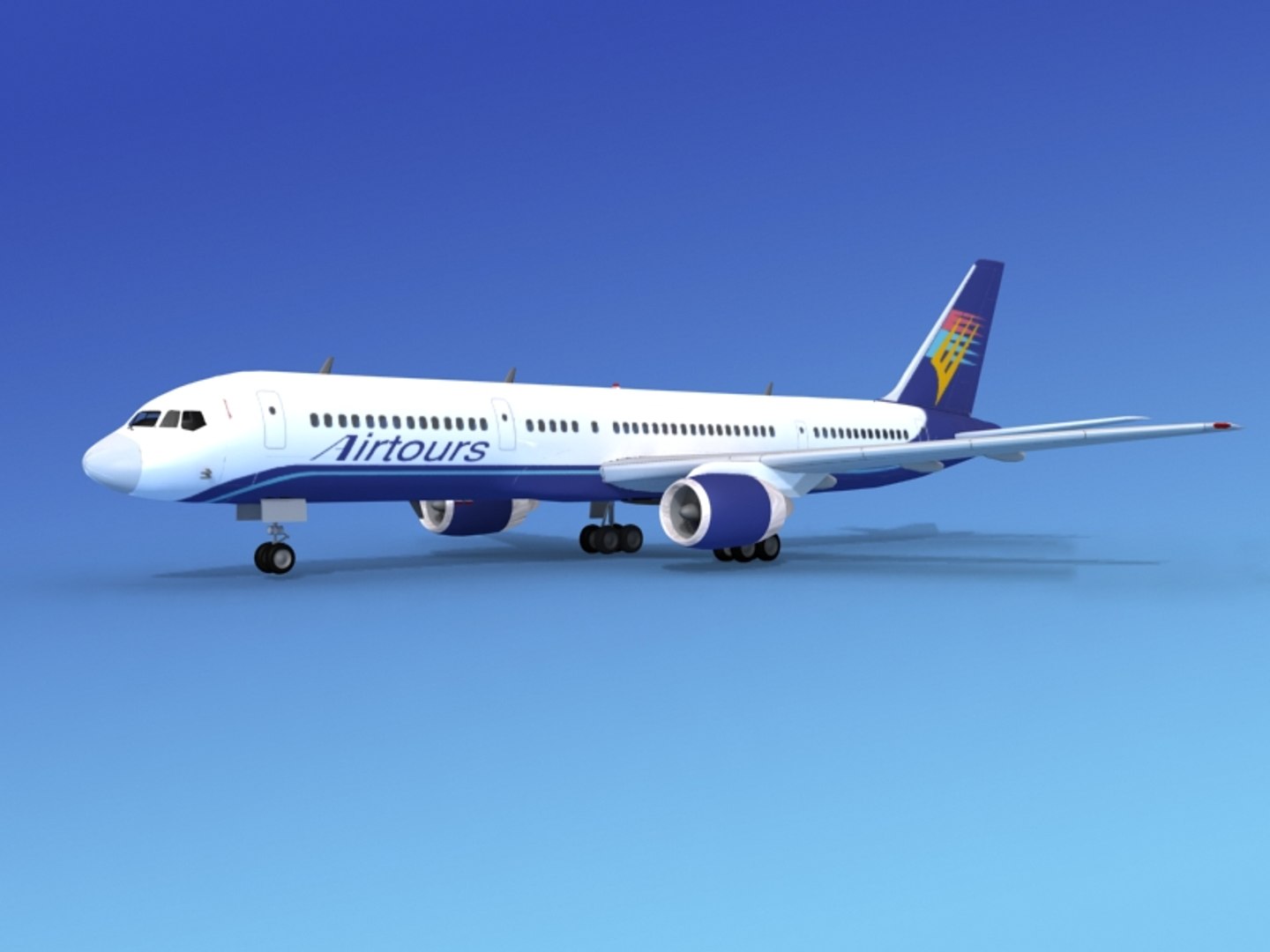 Dxf Airline Boeing 757 757-200