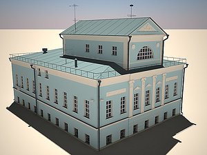 real old building 3d max