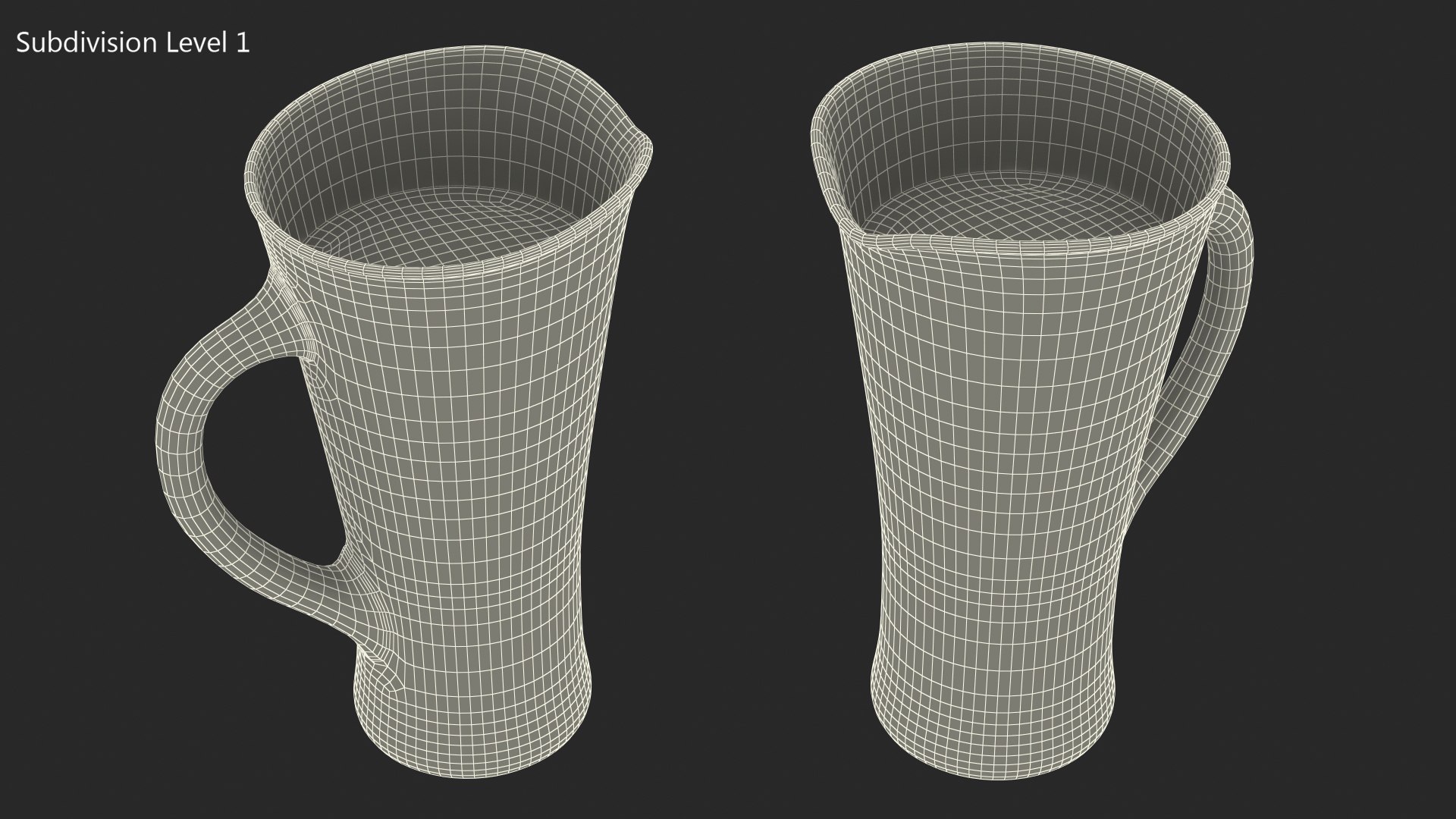 Glass Pouring Jug With Handle Full Model - TurboSquid 1905515