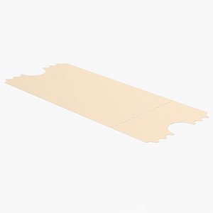 Ticket 3D Studio Models for Download | TurboSquid