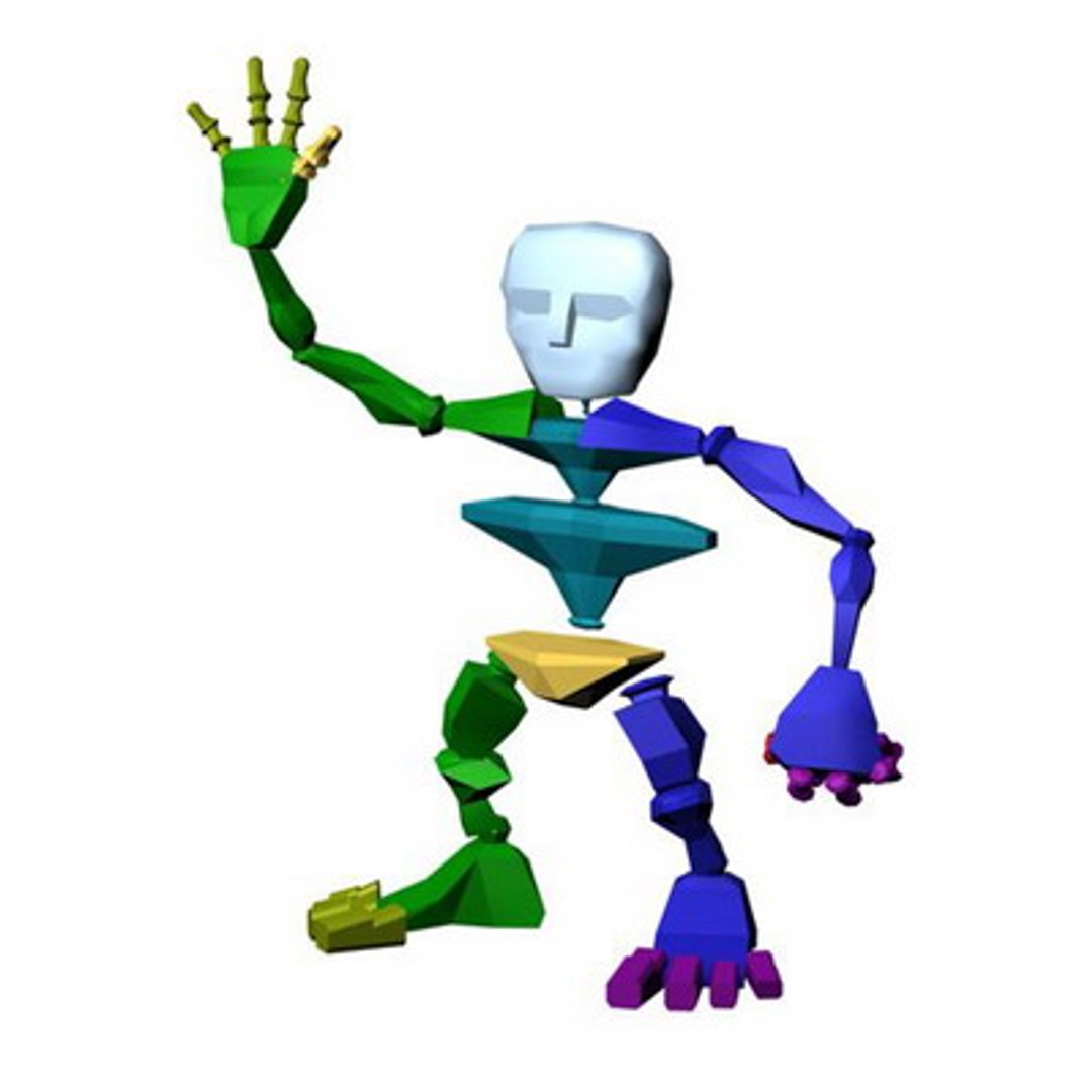 Boxman Character 3d Max