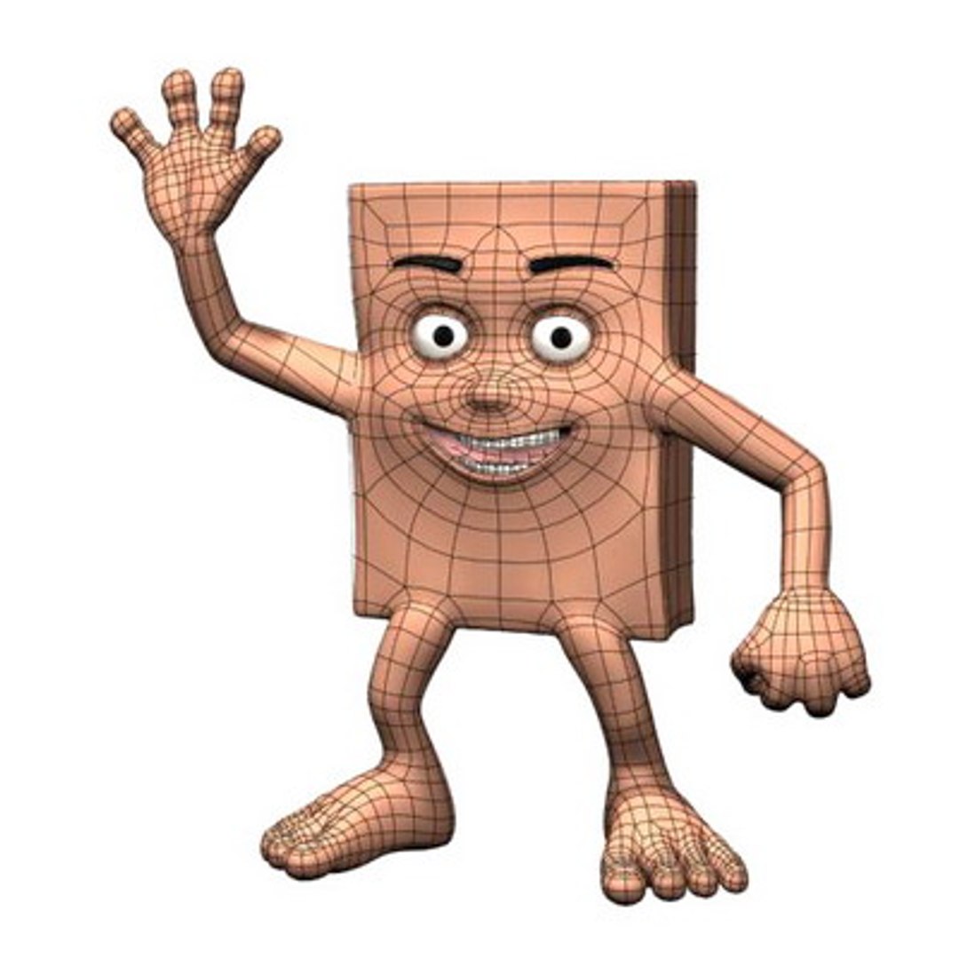 Boxman Character 3d Max